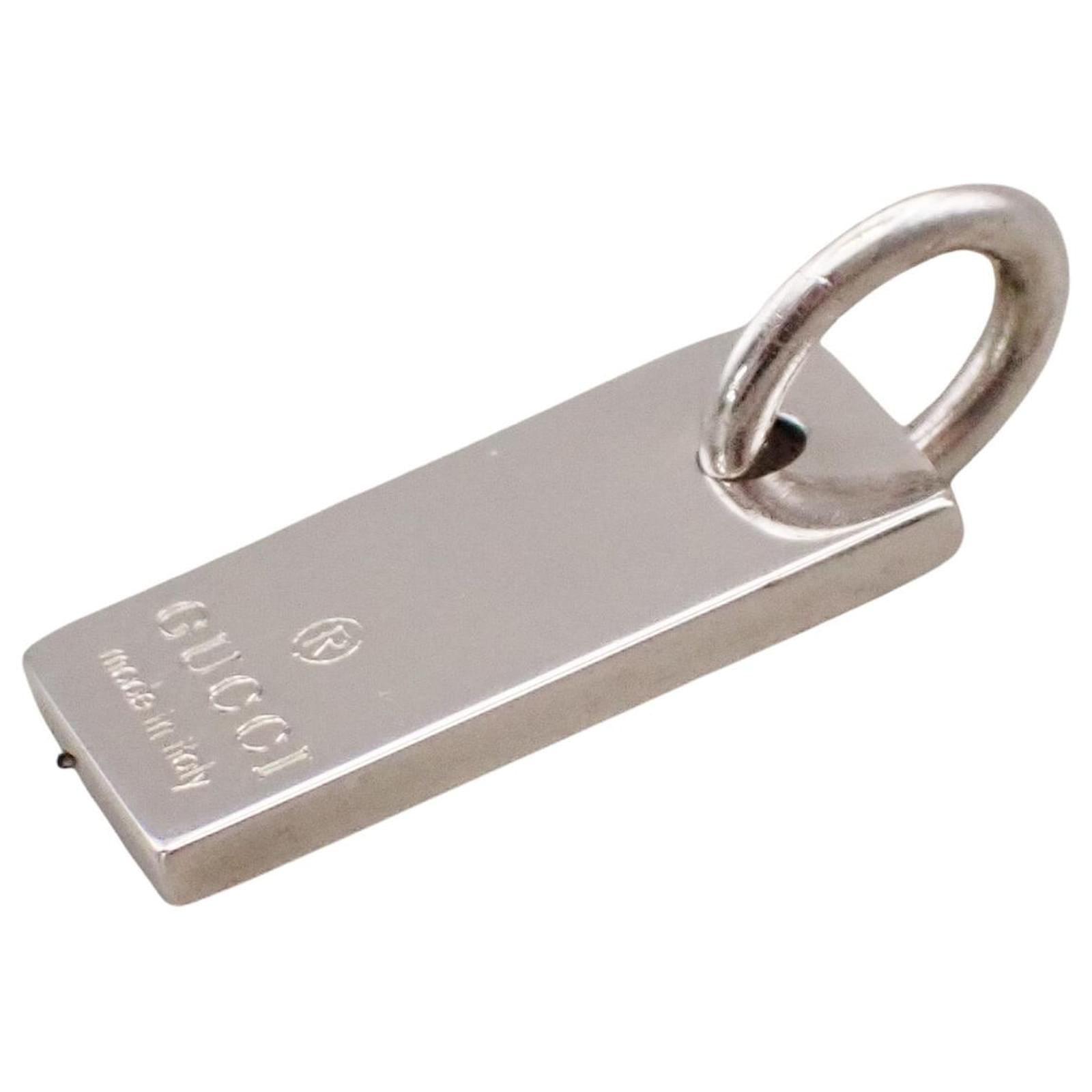 Gucci Logo Plate Silvery Silver ref.2162015 - Joli Closet