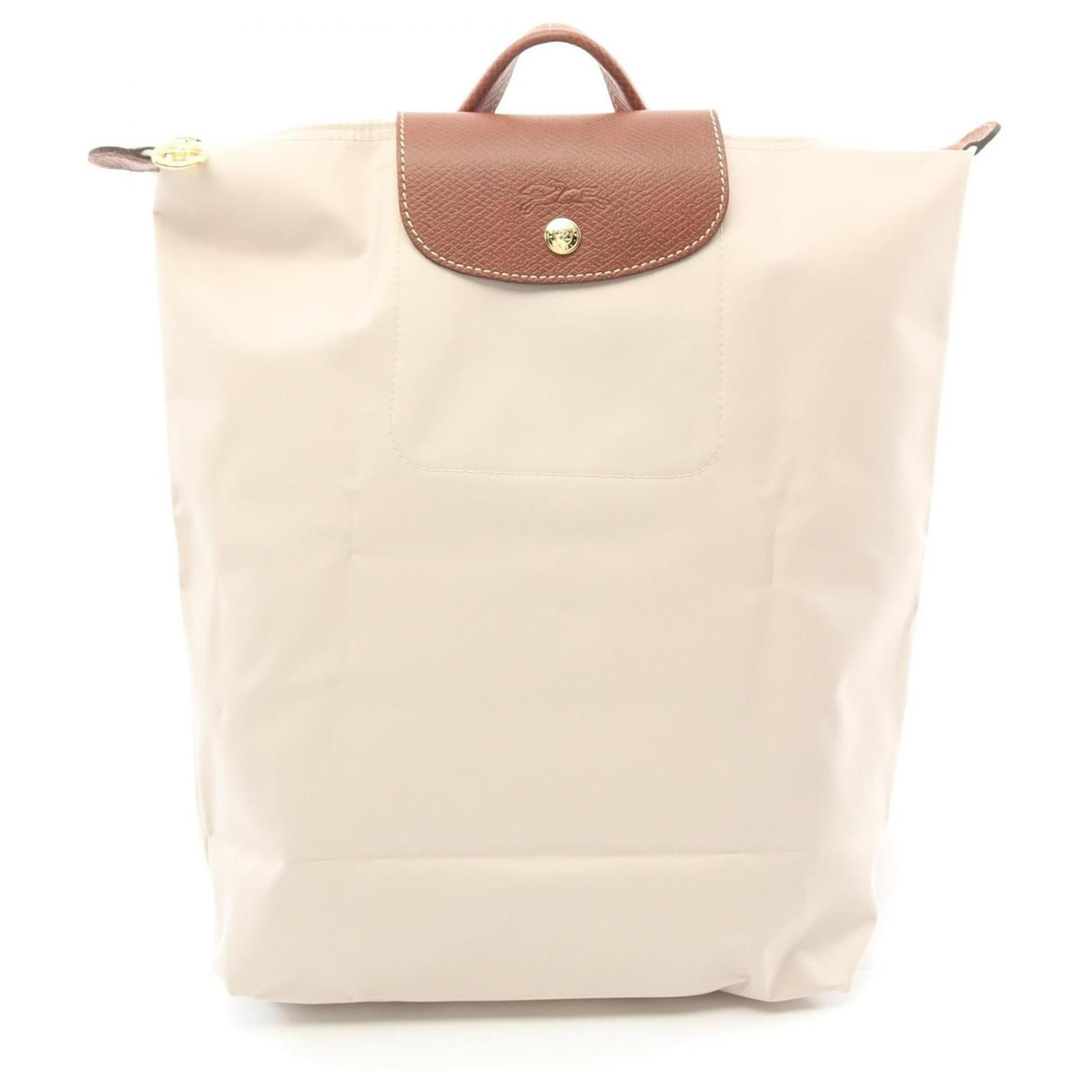 Longchamp Le Pliage Original M Backpack Brown Beige ref.2162369 - Joli ...
