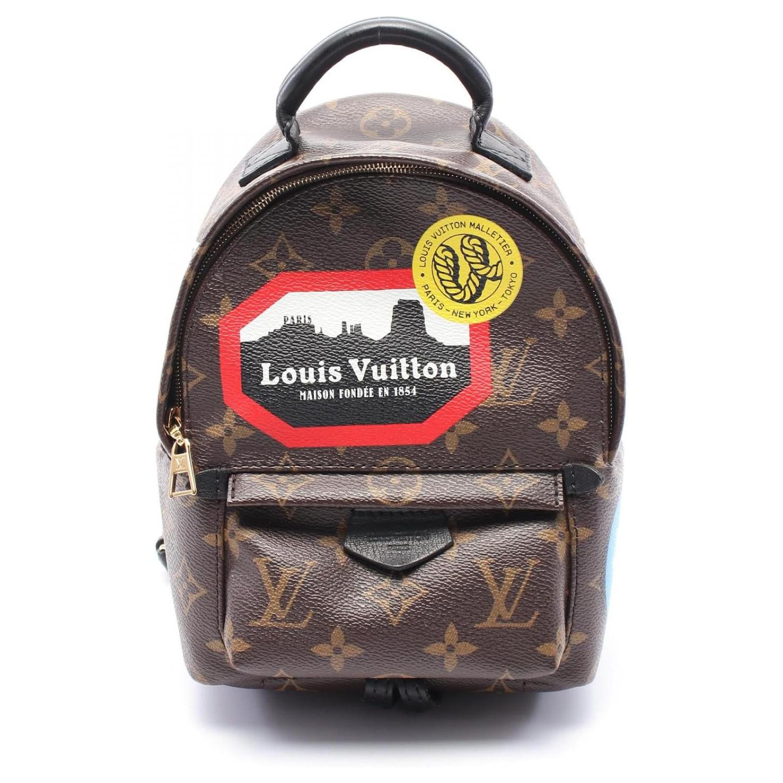 Louis Vuitton Palm Springs Mini Monogram Backpack Brown Cloth ref.2162798 - Joli Closet