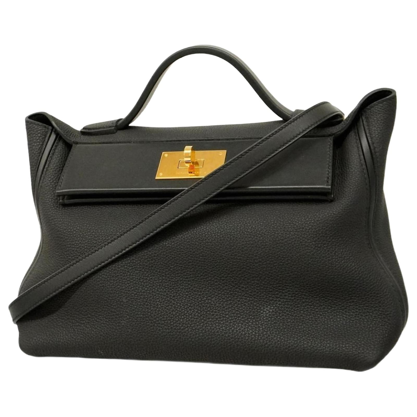 Hermès Hermes Van Quatre 29 Handbag Black Leather ref.2166366 - Joli Closet
