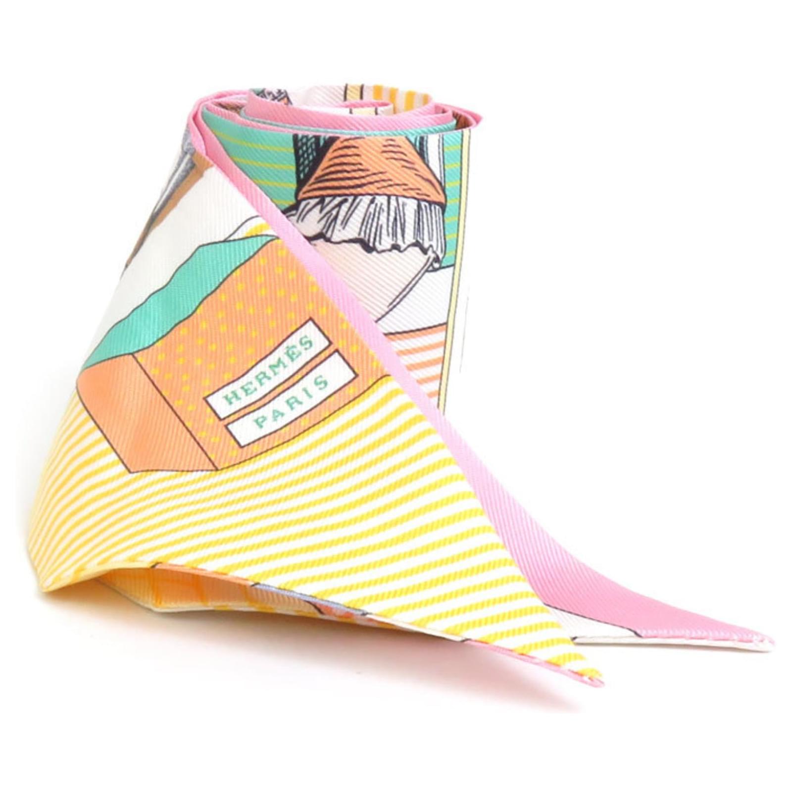 Hermès Hermes Twilly Silk Scarf Multiple colors ref.2167696 - Joli Closet