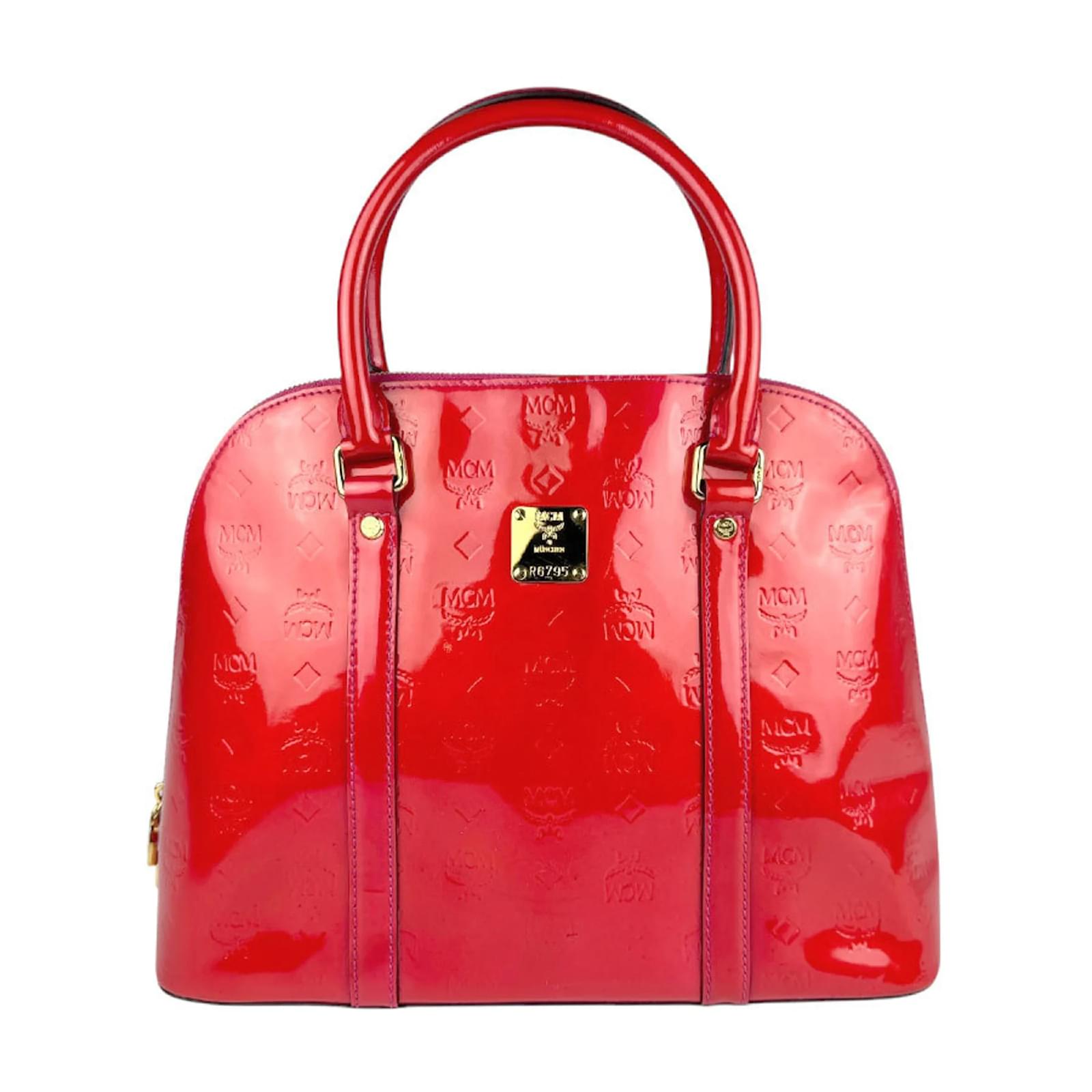 MCM Red Patent Leather Handbag ref.2169644 - Joli Closet