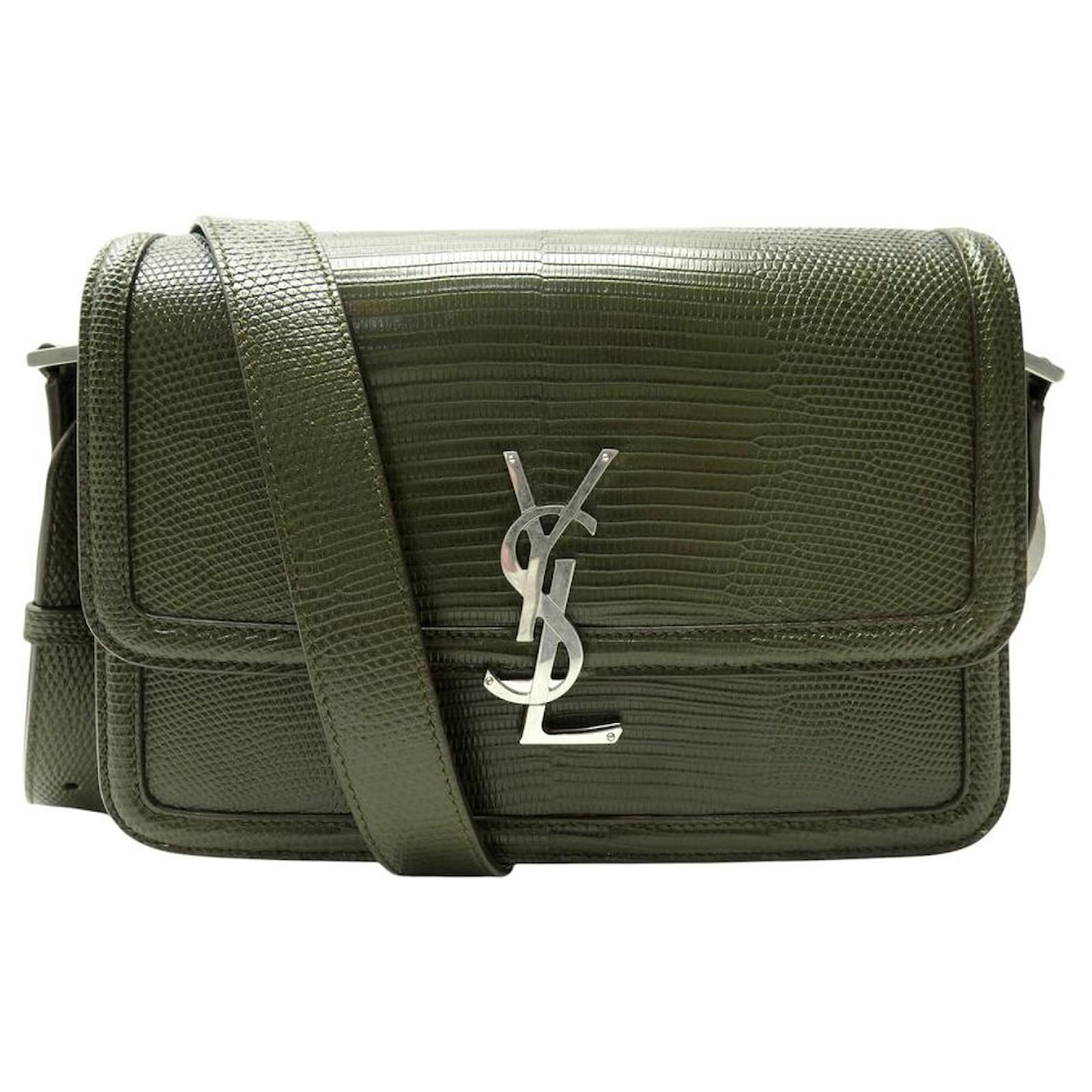 Yves Saint Laurent NEW SAINT LAURENT SOLFERINO MEDIUM 711039 KHAKI ...