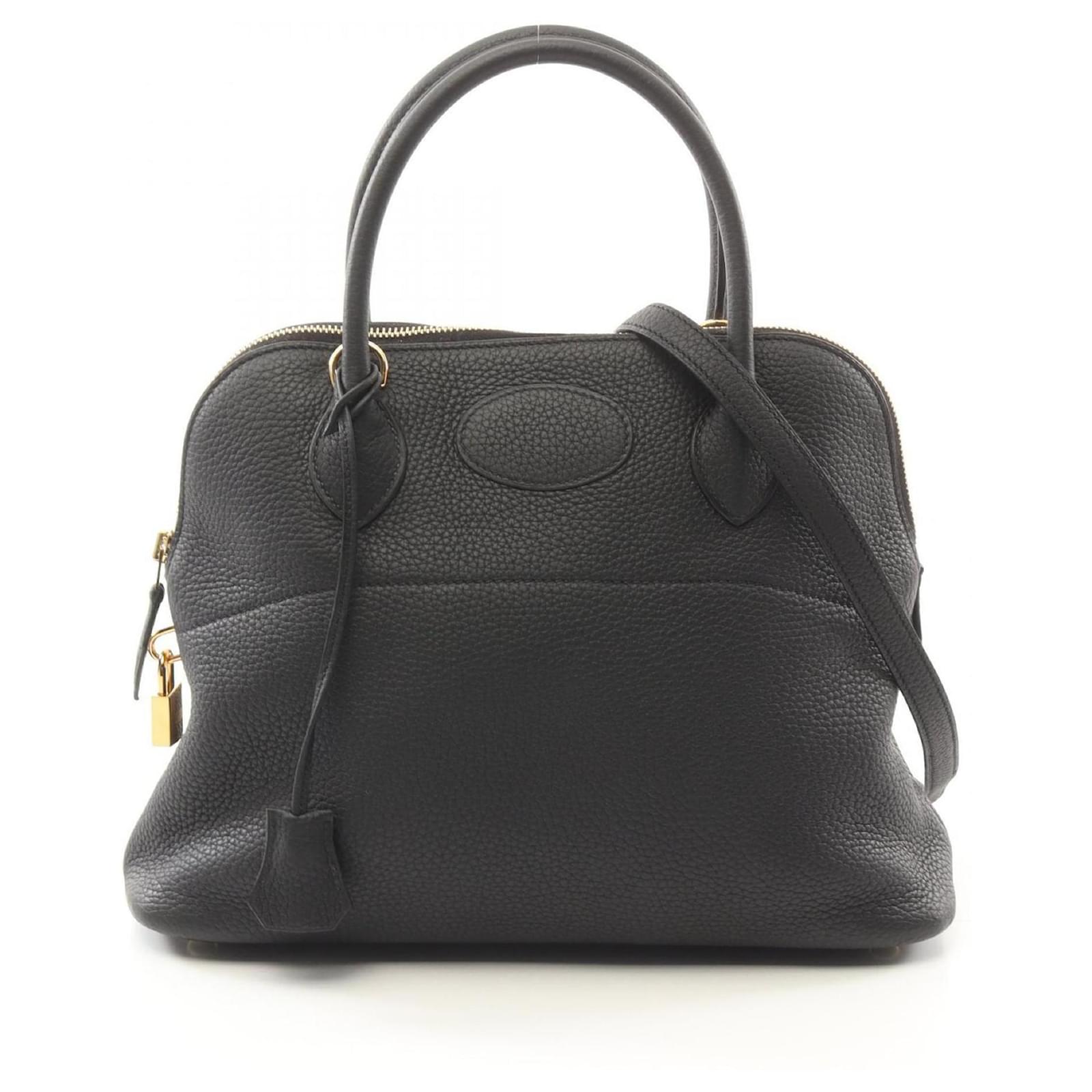 Hermès Hermes Bolide 31 Handbag Black Leather ref.2179147 - Joli Closet