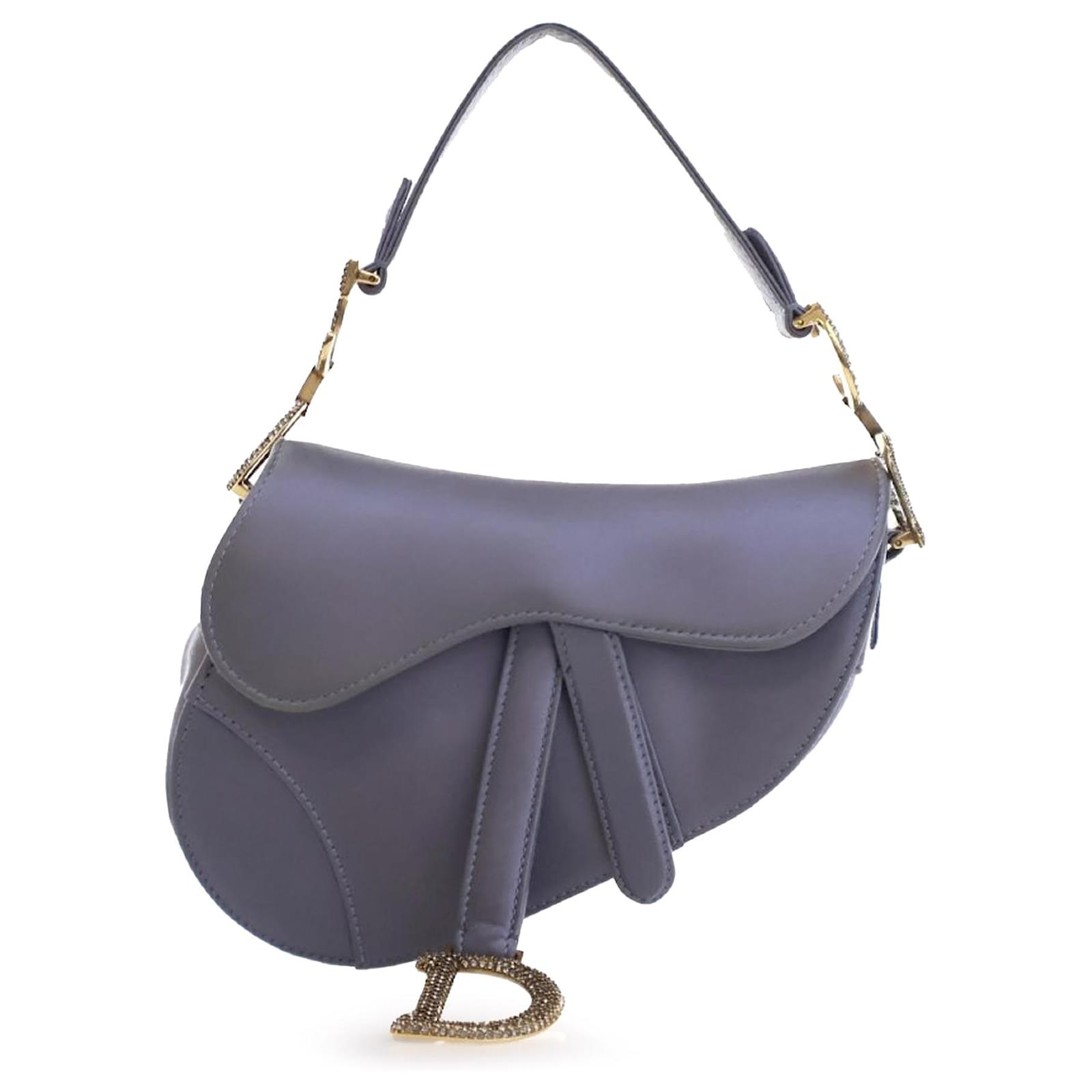 Dior Purple Mini Satin Crystal Embellished Saddle Cloth ref.2179426 ...