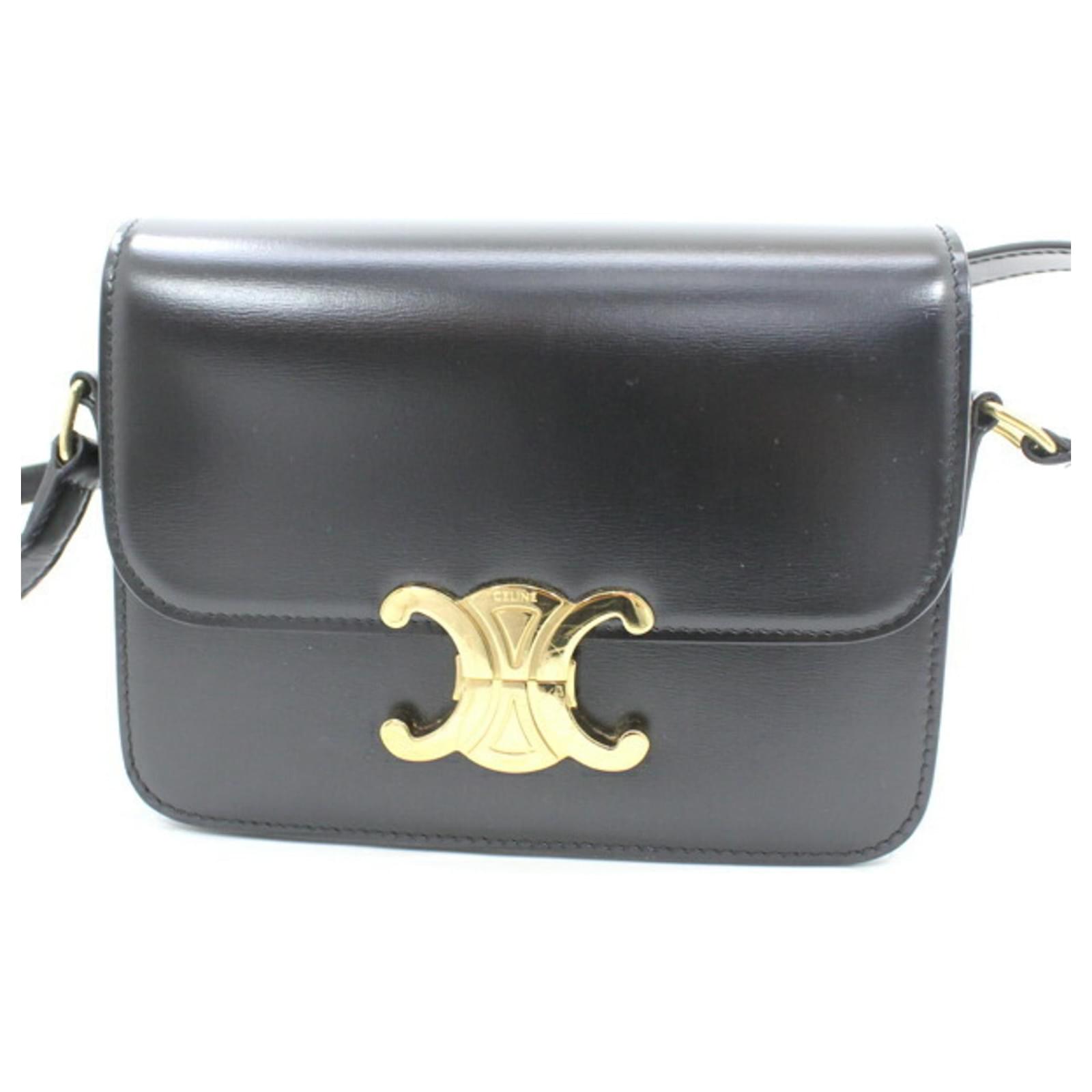 Céline Celine Black Leather Shoulder Bag ref.2180016 - Joli Closet