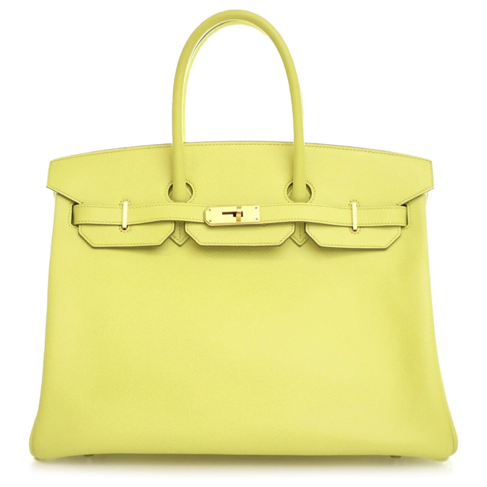 Hermès Yellow Epsom Birkin Retourne 35 (Sold) - Joli Closet