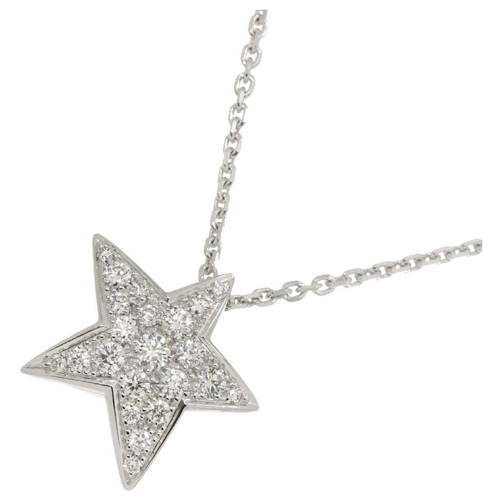 Chanel Comet Diamond Necklace White gold ref.2186950 - Joli Closet