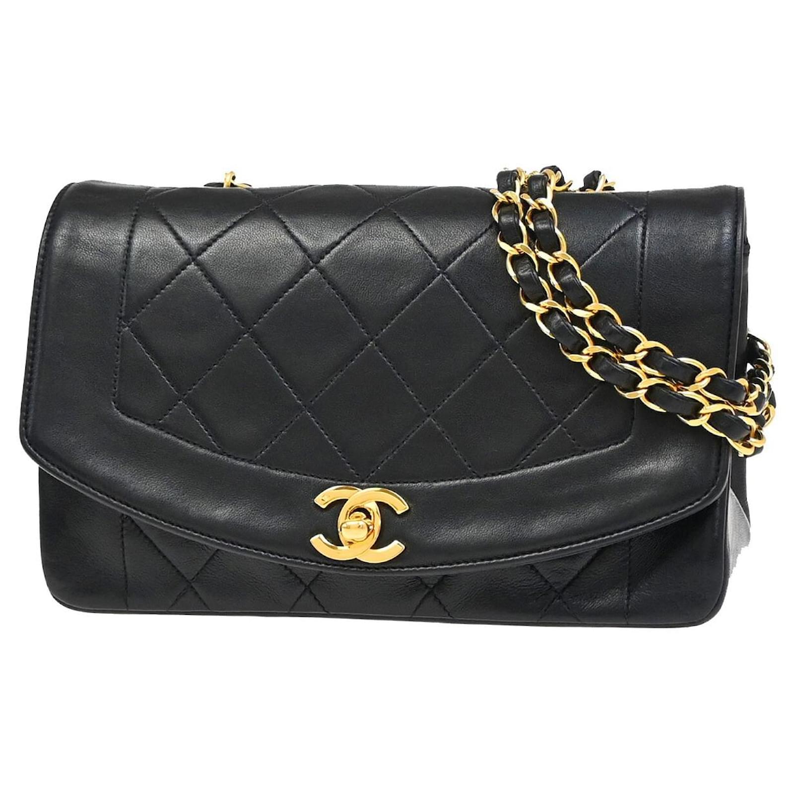 Chanel Diana Black Leather ref.2189392 - Joli Closet