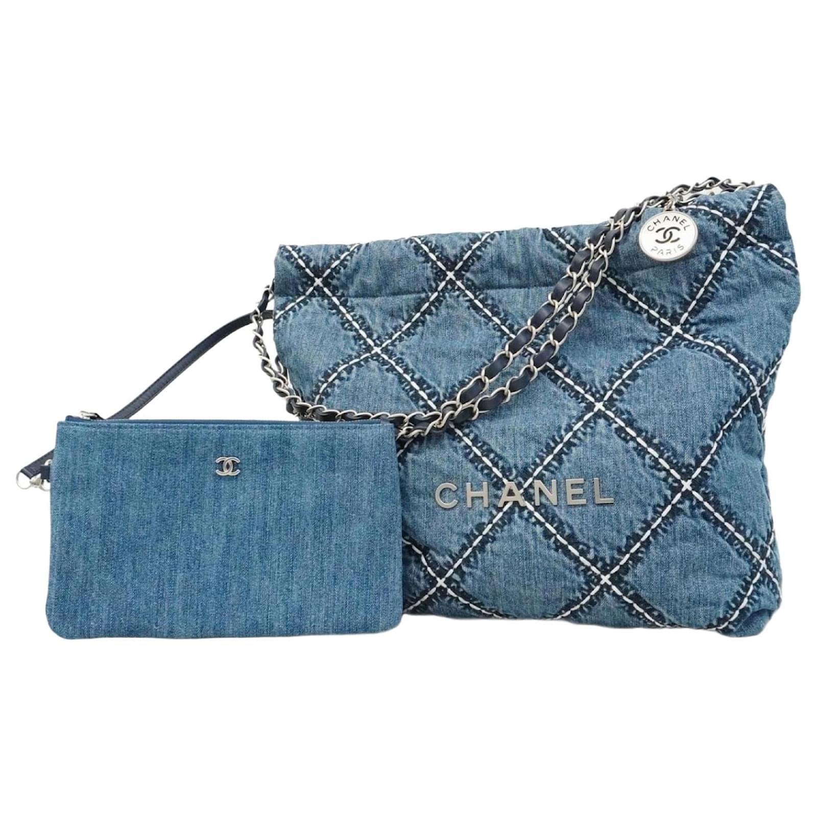 Chanel CHANEL 22 Blue Denim ref.JC2189425 (Sold) - Joli Closet
