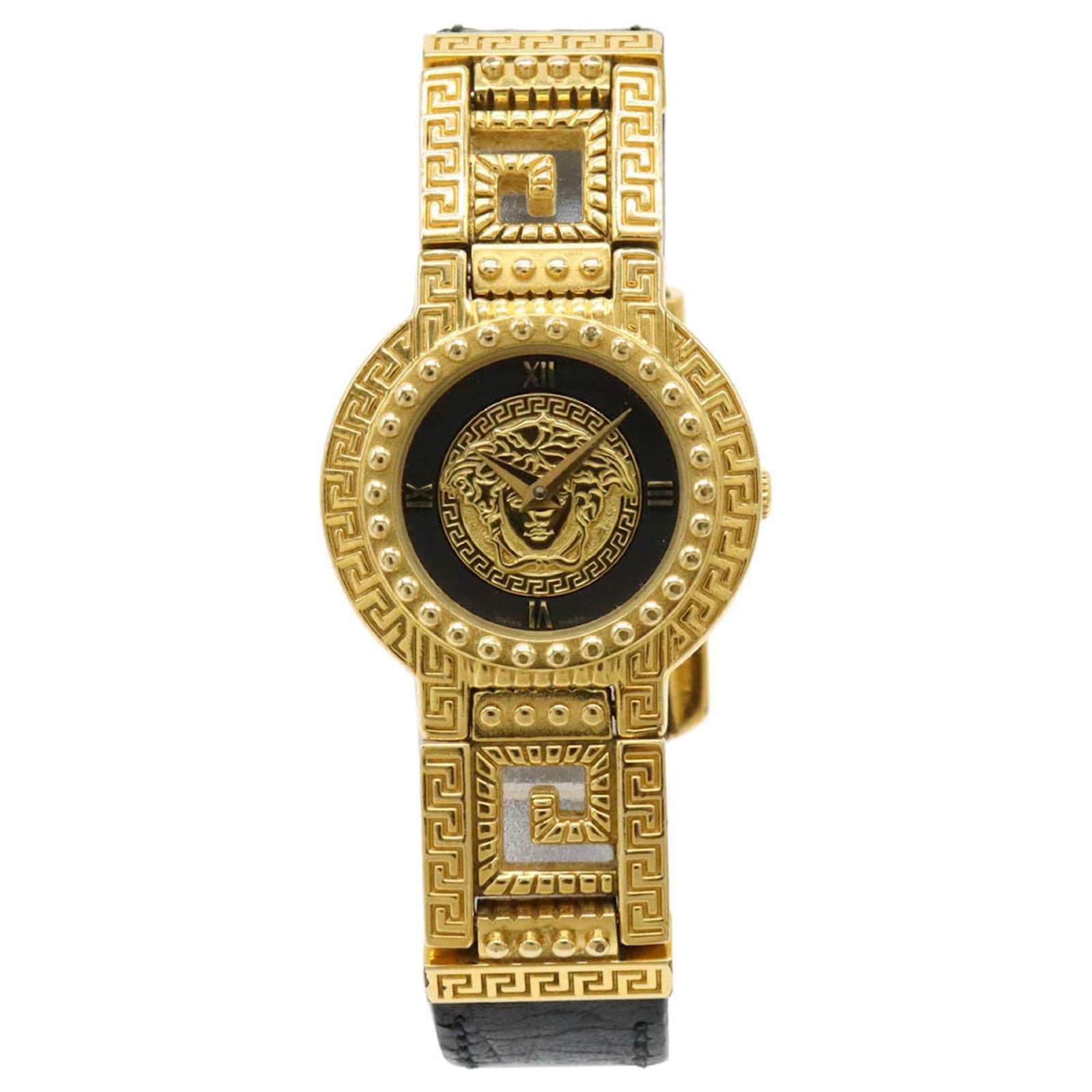 Versace Medusa Coin Gold Dial Women's Quartz Watch ref.2192156 - Joli ...