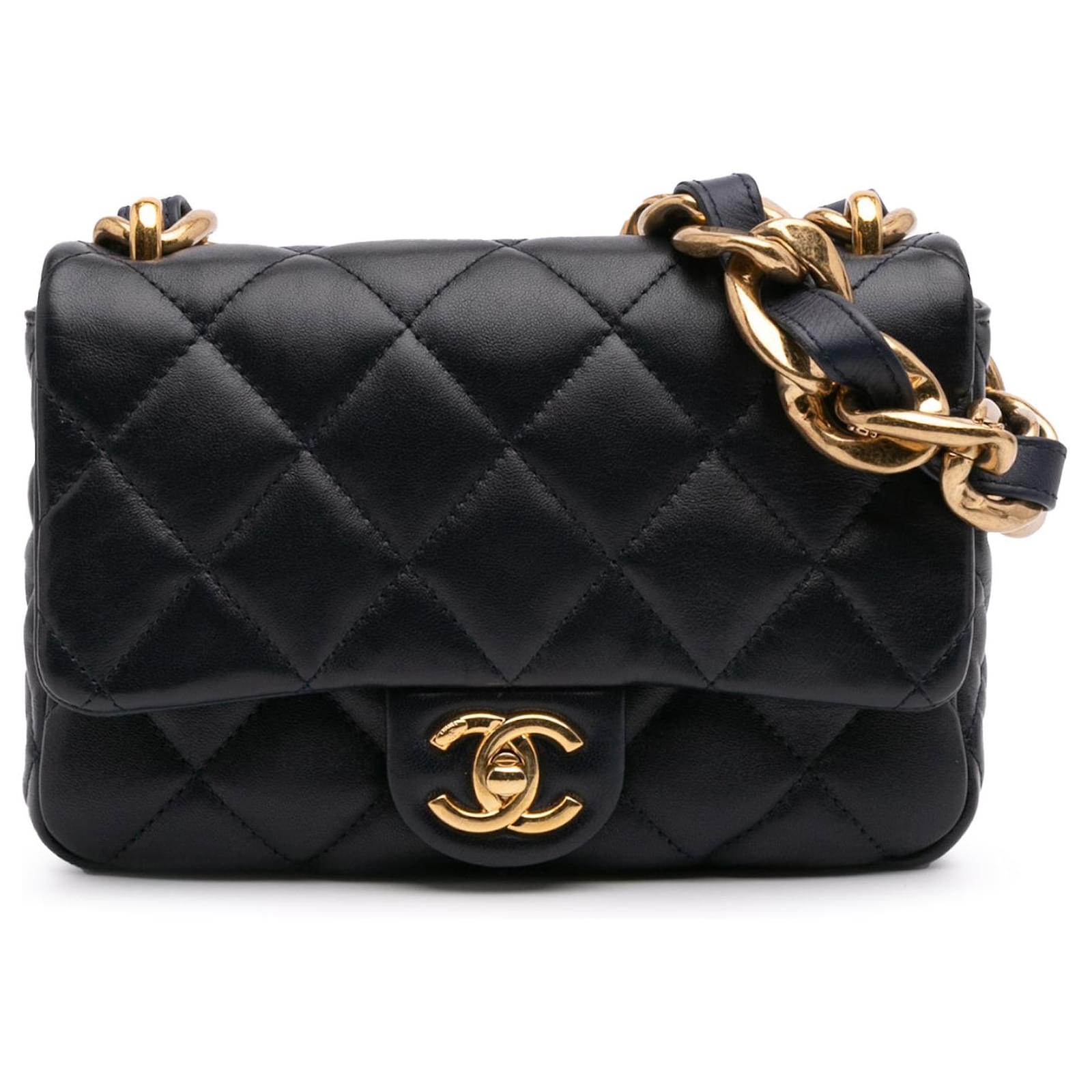 Chanel Purple Small Quilted Lambskin Funky Town Flap Leather ref ...