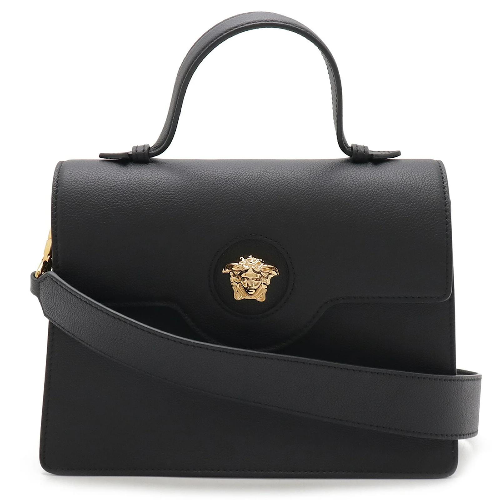 Versace Medusa Handbag Black Leather ref.2196164 - Joli Closet
