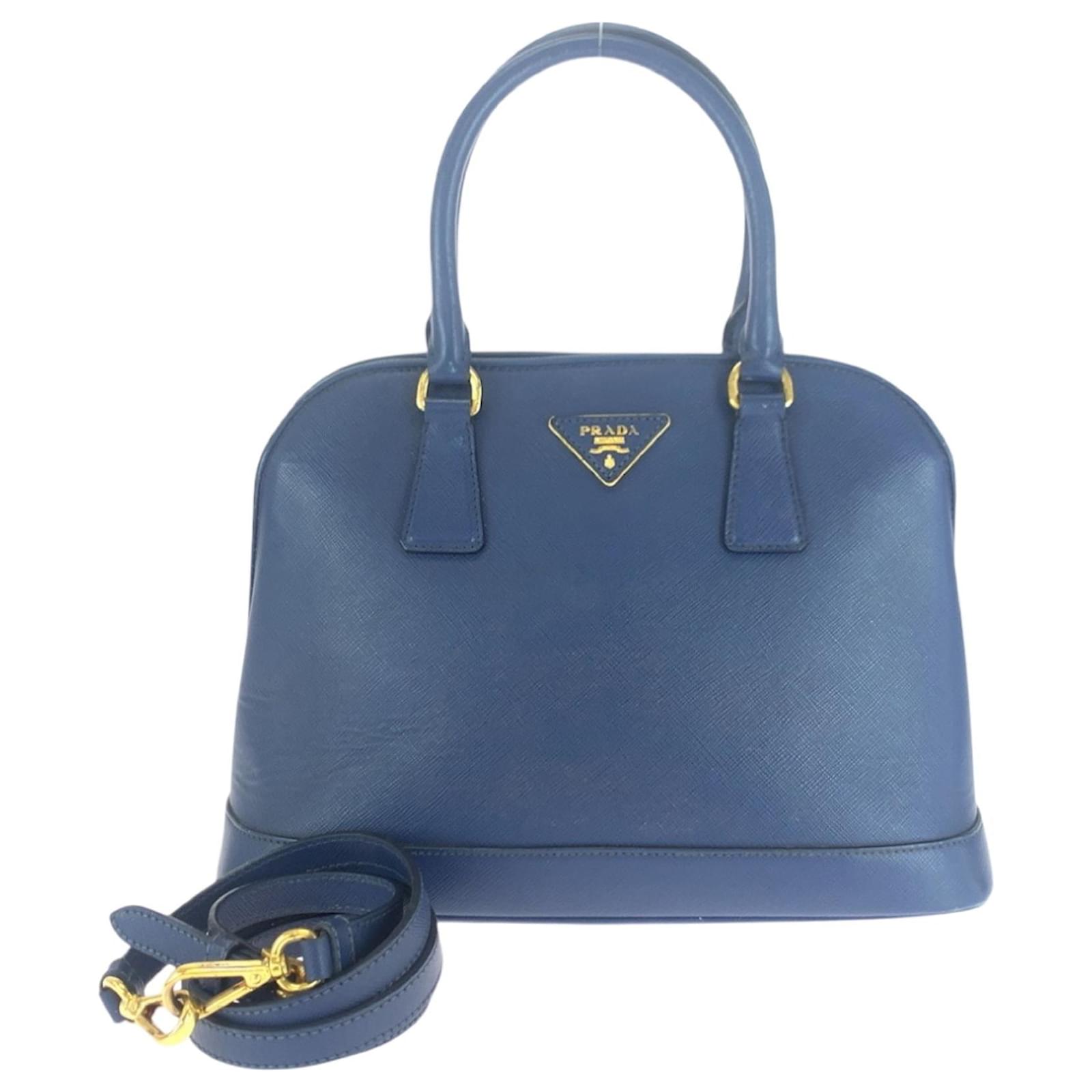 Prada Promenade Blue Leather ref.2197779 - Joli Closet