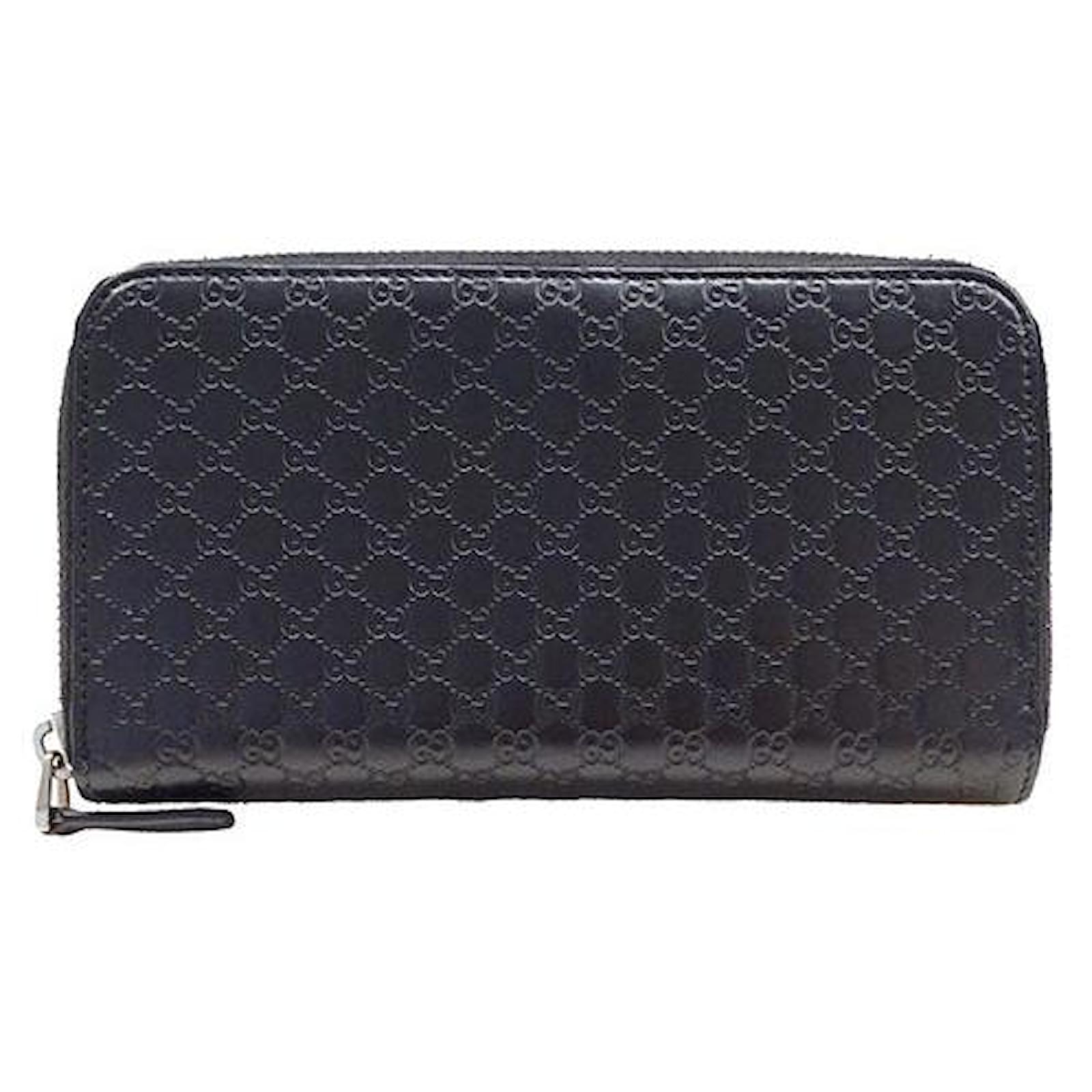 Gucci Leather Wallet Long Black Pony-style calfskin ref.2203459 - Joli ...