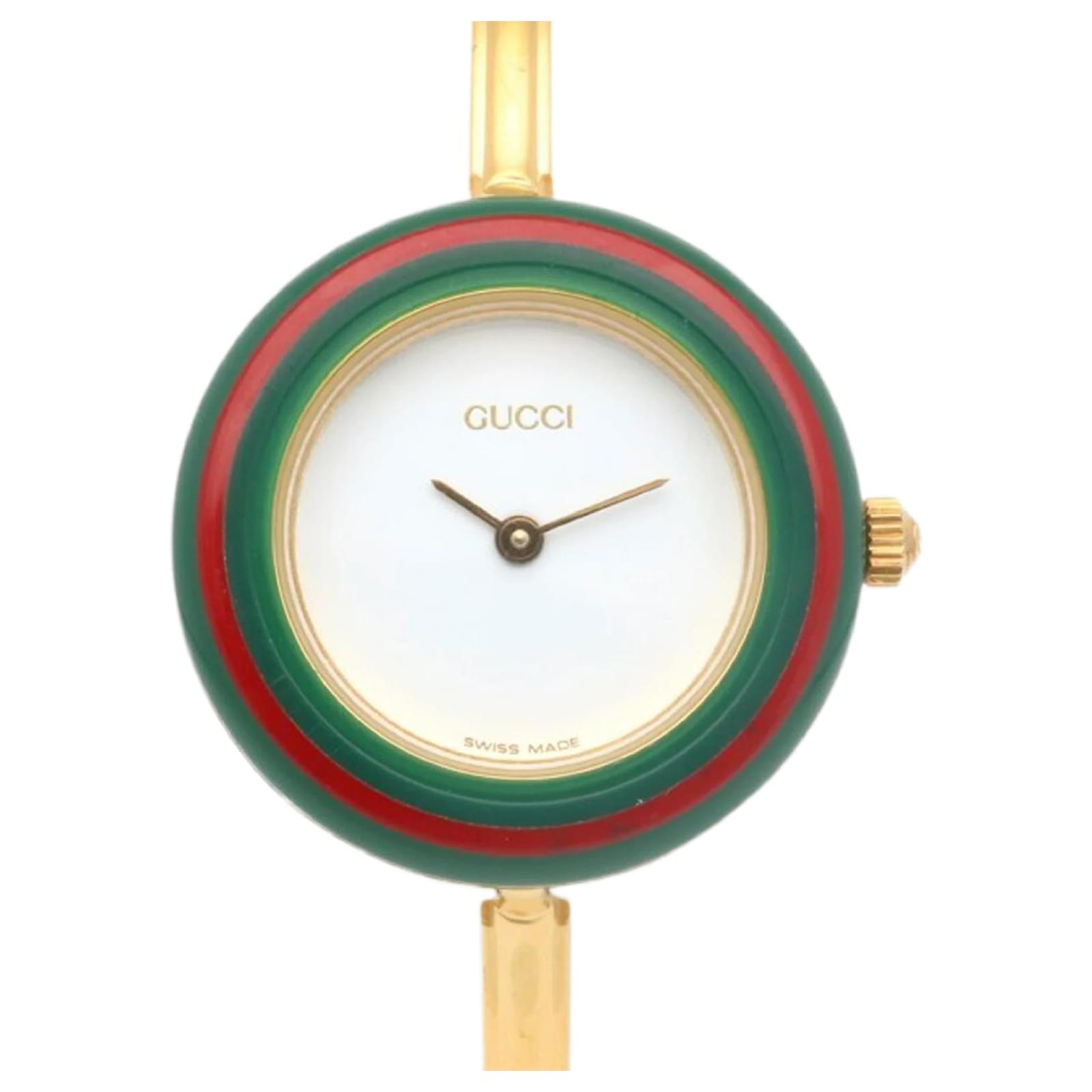 Gucci Quartz Ladies Wristwatch with Changeable Bezel White Multiple ...