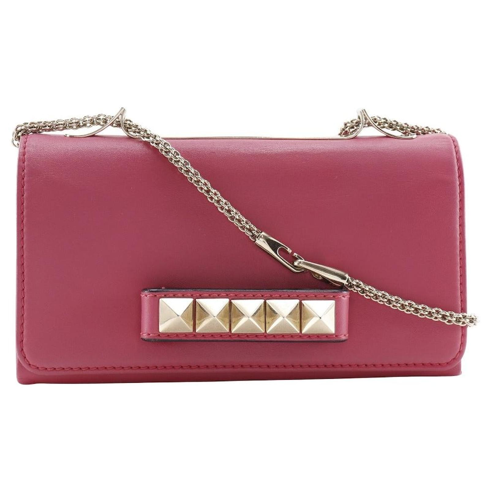 Valentino Garavani Valentino VaVaVoom Lambskin 2way Shoulder Bag Pink Leather ref.2204852 - Joli ...