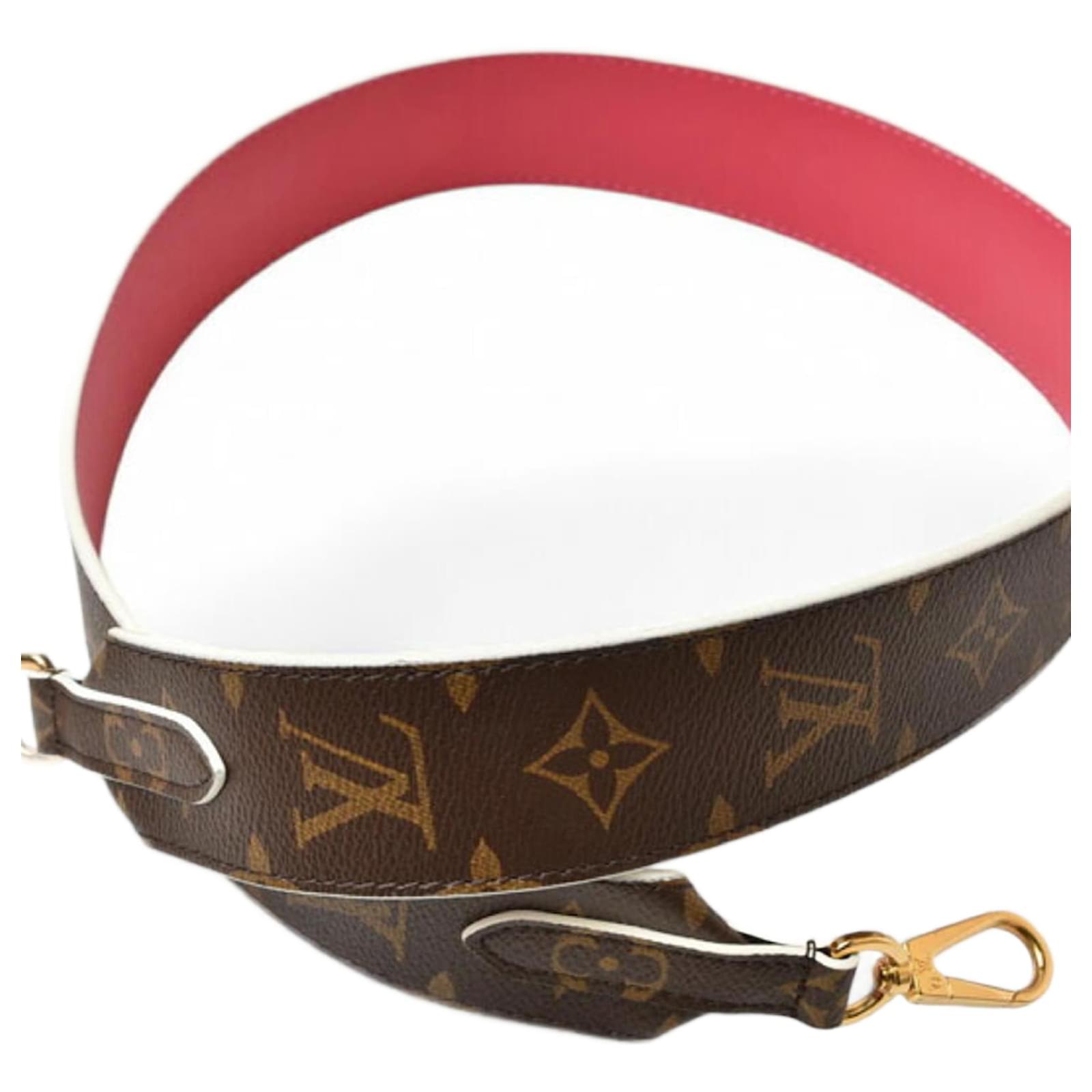 Louis Vuitton Monogram Shoulder Strap Pink Cloth ref.2206471 - Joli Closet