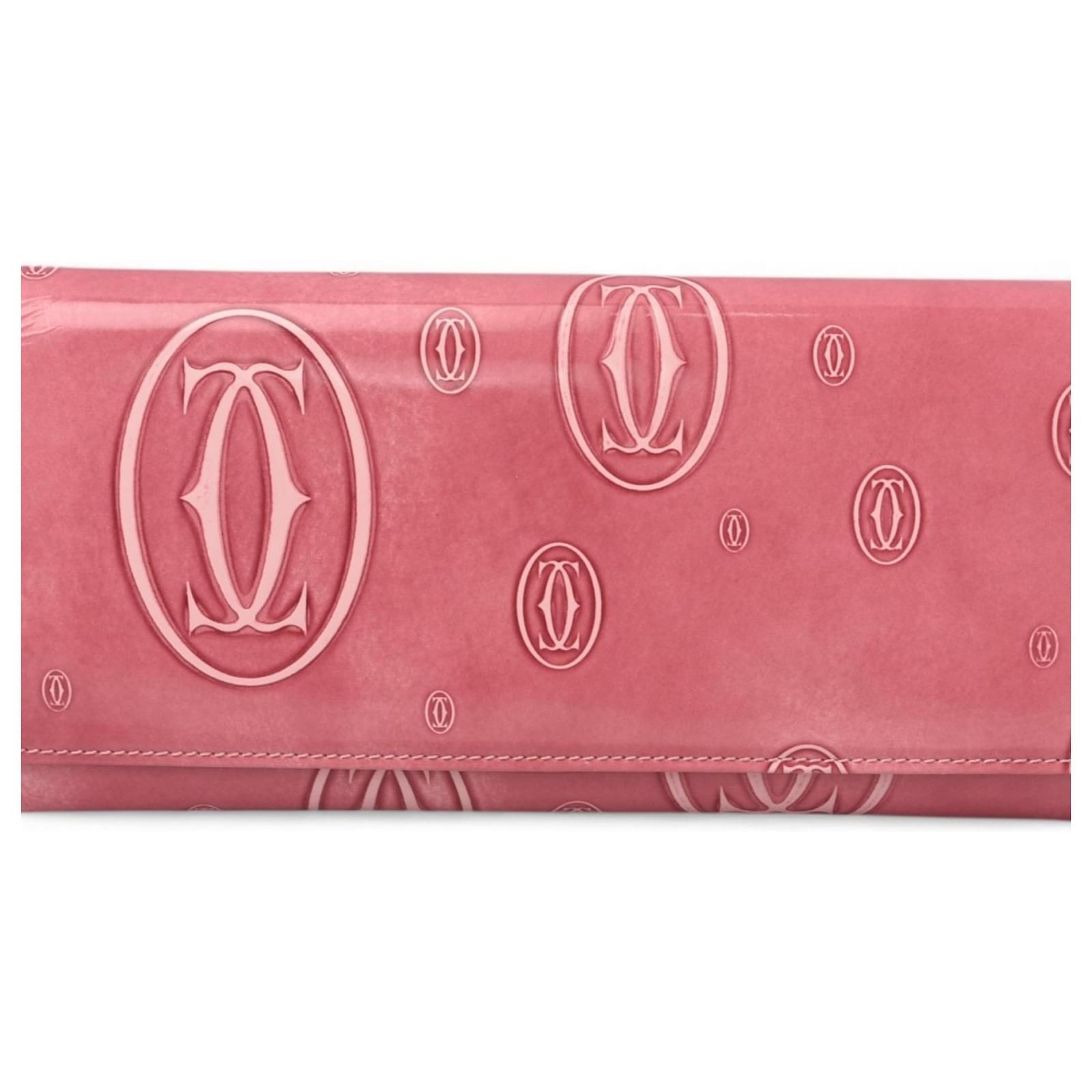 Cartier Long Wallet in Pink Leather ref.2206472 - Joli Closet