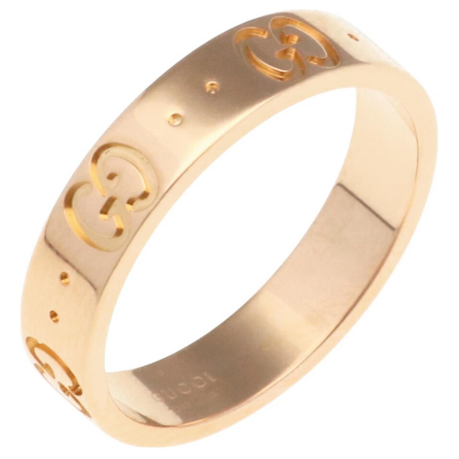 Gucci Icon Pink Gold Band Ring ref.2206689 - Joli Closet