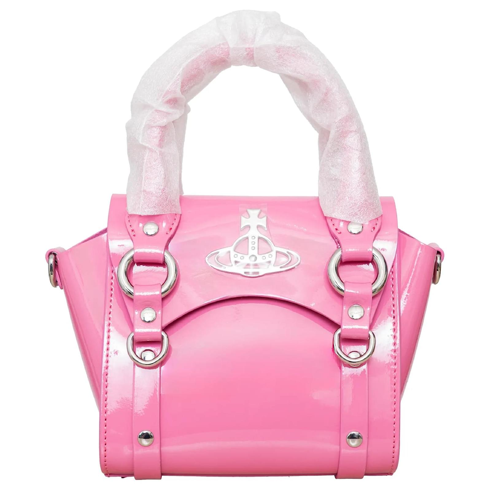 Vivienne Westwood Betty Mini Bag Pink Leather ref.2207195 - Joli Closet