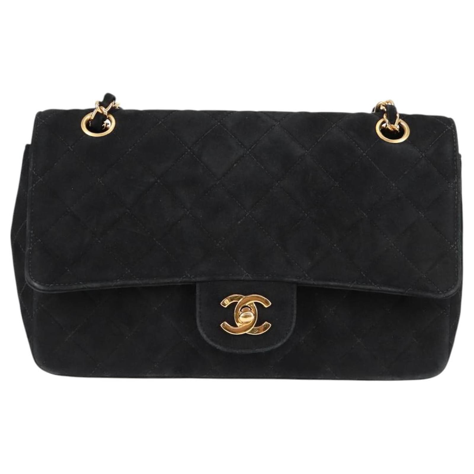 Chanel Timeless/classique Black Suede ref.2207209 - Joli Closet