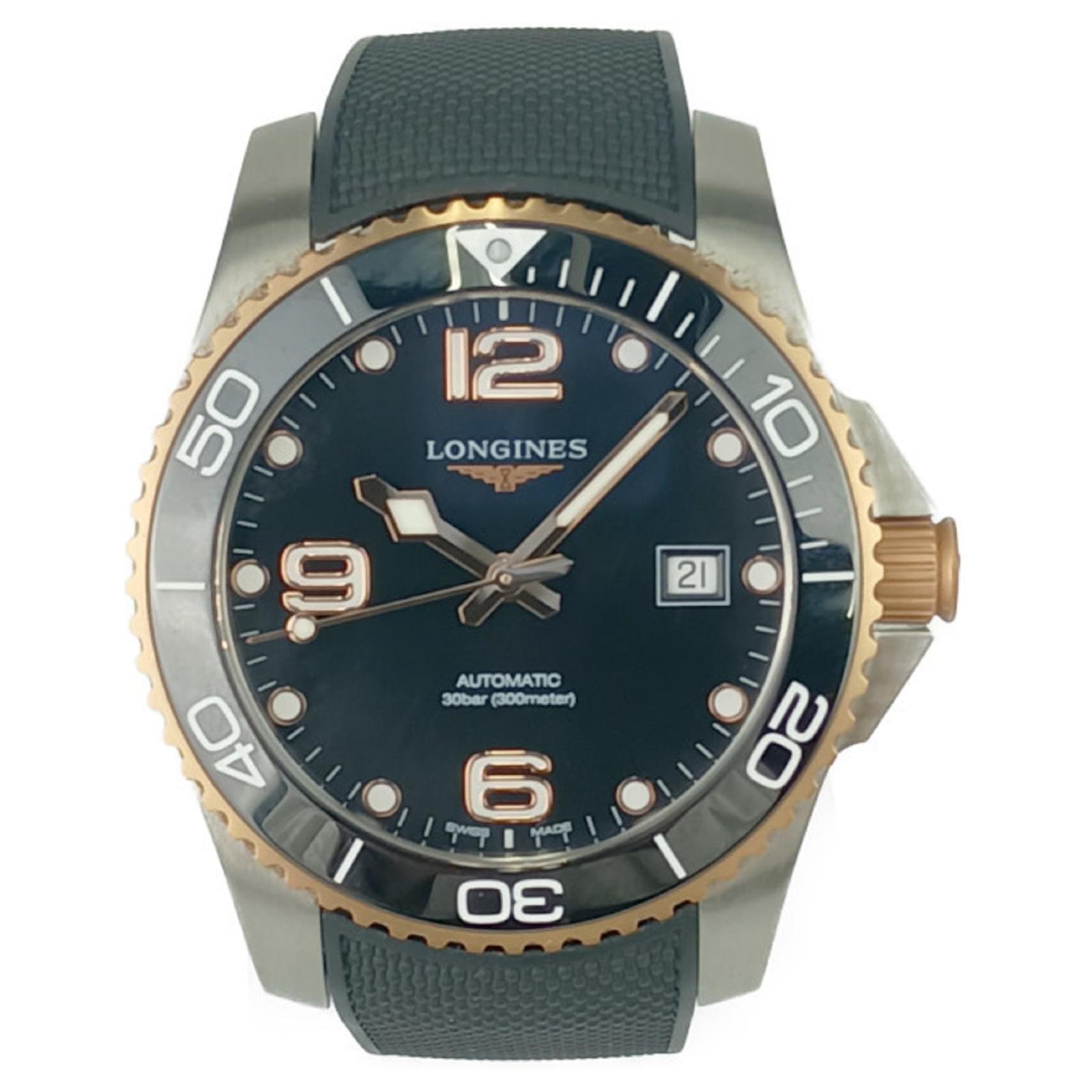 Longines Hydroconquest Black Steel ref.2208881 - Joli Closet