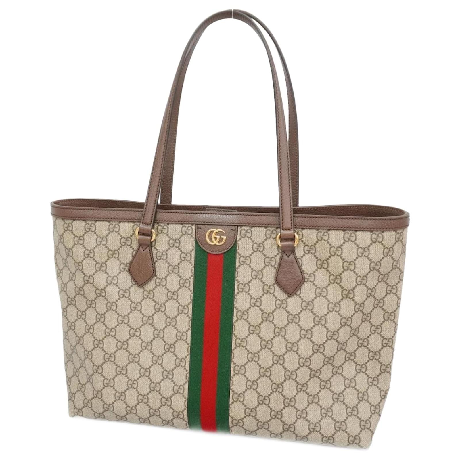 Gucci Tote Bag Ophidia 631685 Brown Plastic ref.2208950 - Joli Closet
