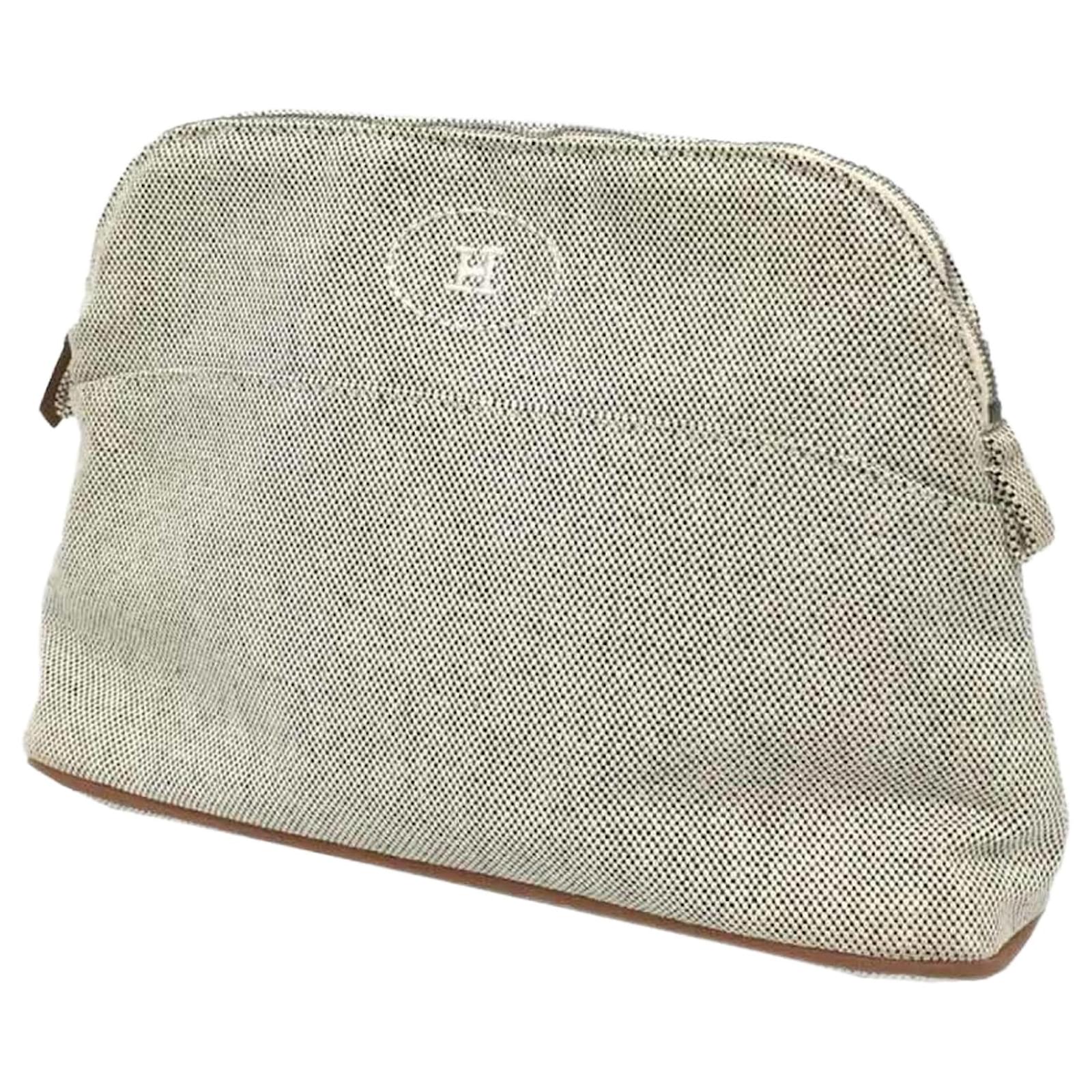 Hermès Hermes Bolide Pouch MM/25 Toile H Cotton Canvas Cloth ref ...