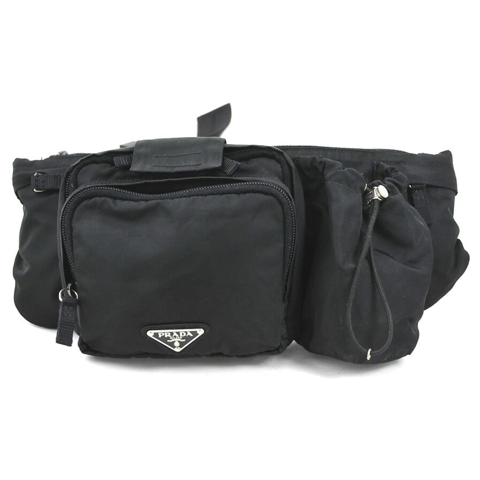 Prada Black Nylon Fanny Pack ref.2214805 - Joli Closet
