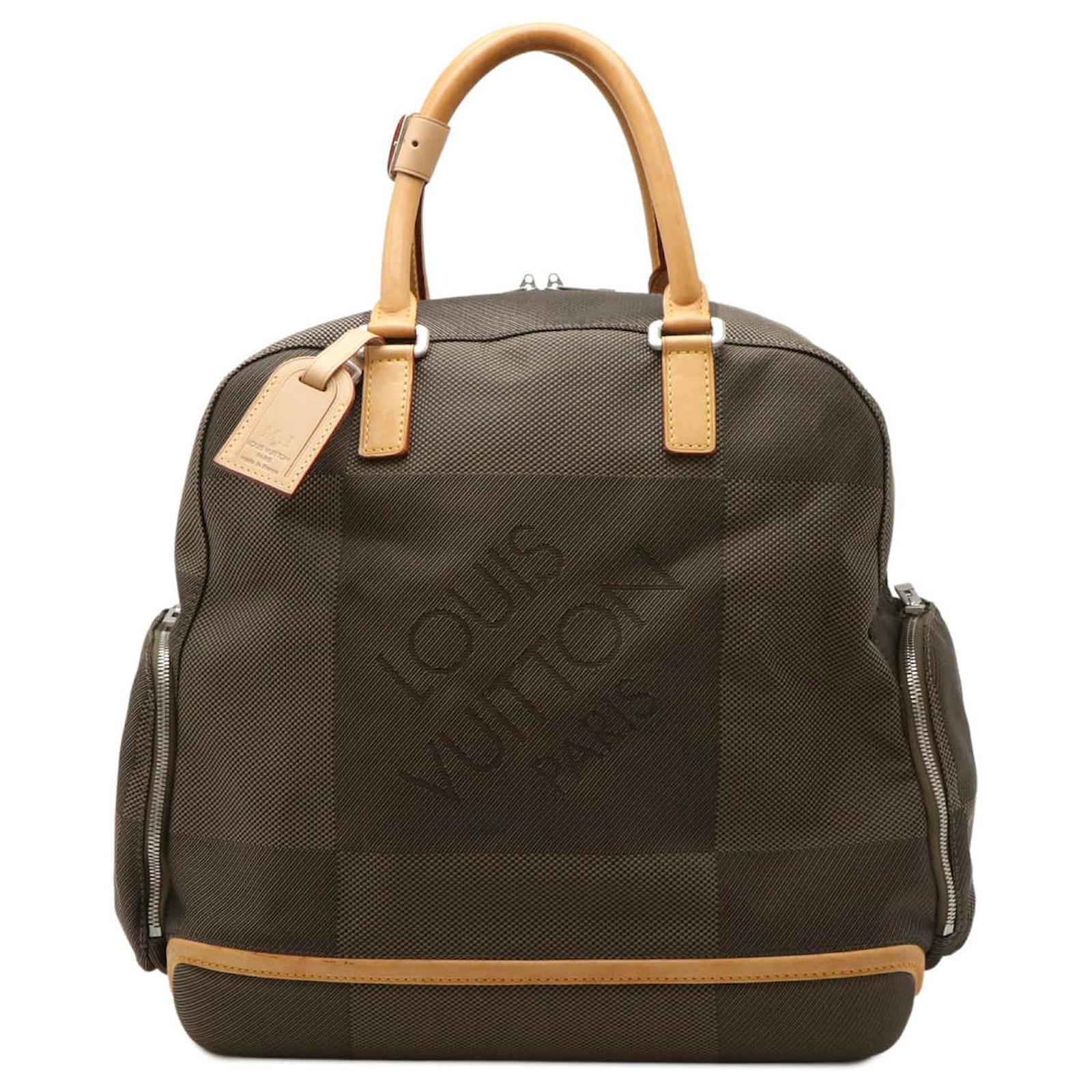 Louis Vuitton Aventurier Damier Geant Boston Bag Brown Cloth ref ...
