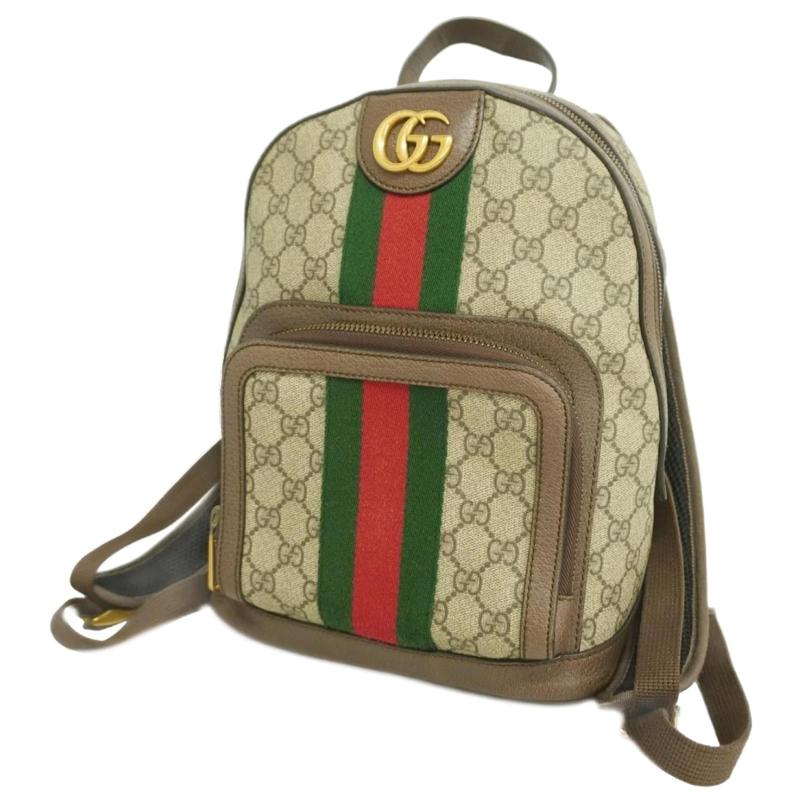 Gucci Ophidia Brown Women's Backpack Plastic ref.JC2220275 (Sold ...