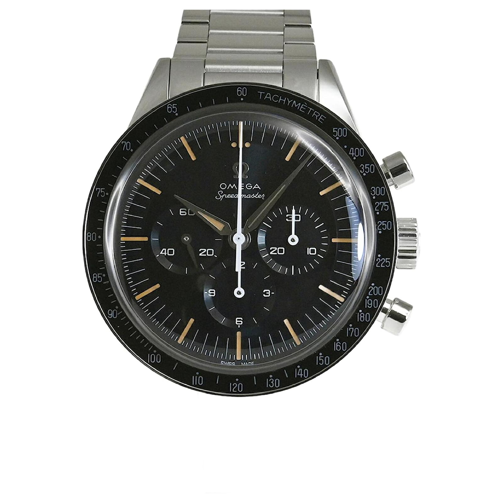 Omega Speedmaster Black Steel ref.JC2220432 (Sold) - Joli Closet