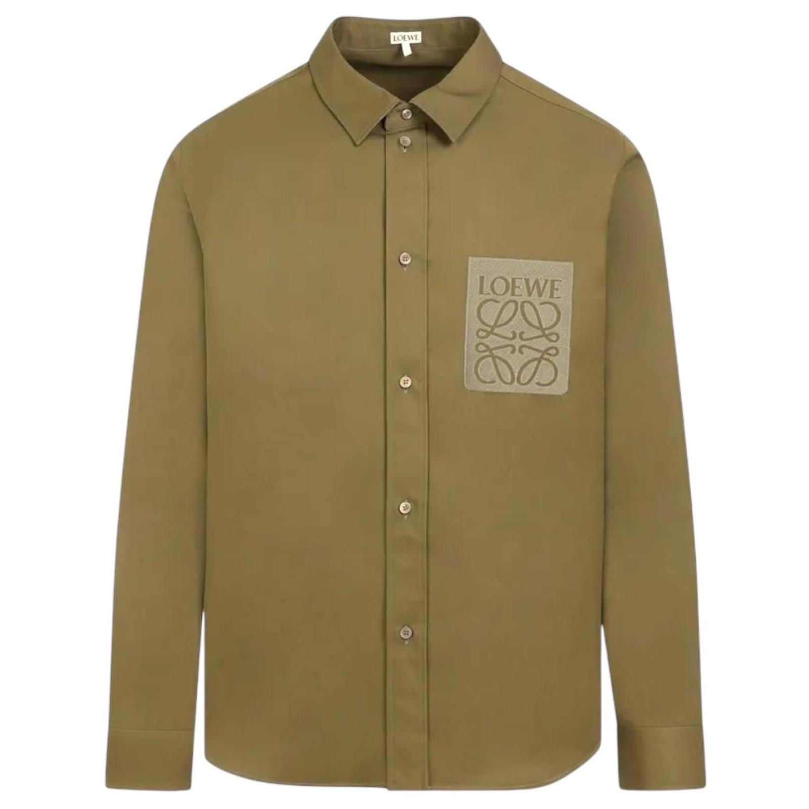 Loewe shirt Green Cotton ref.2221109 - Joli Closet
