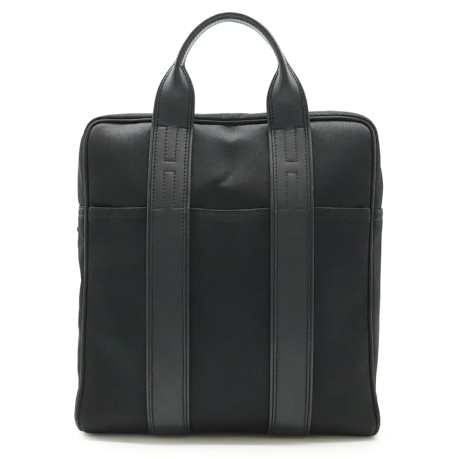 Hermès Hermes Acapulco Sacado Rucksack Backpack Tote Bag Black Leather ...