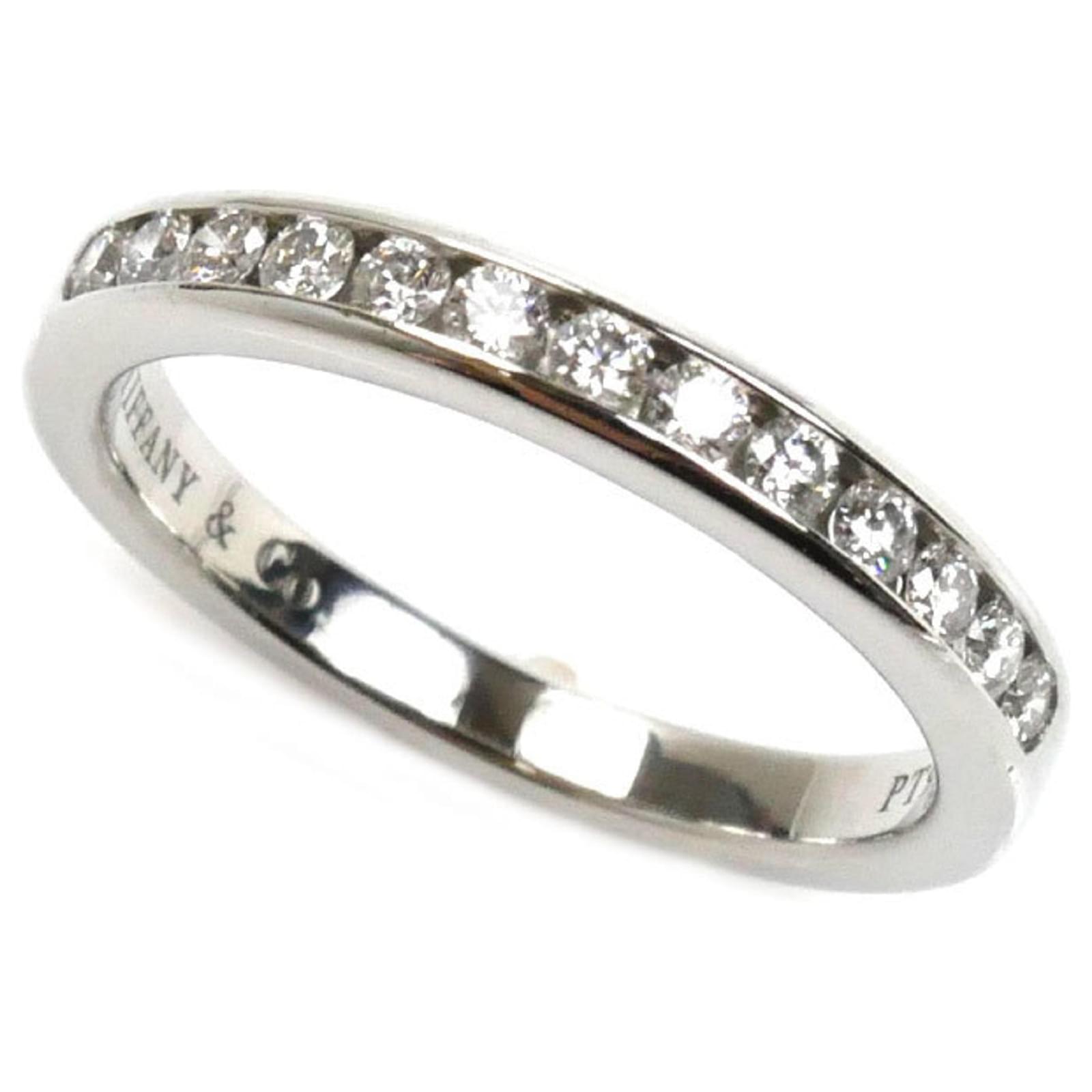 Tiffany & Co. Platinum Channel Setting Half Eternity Ring ref.2225848 ...