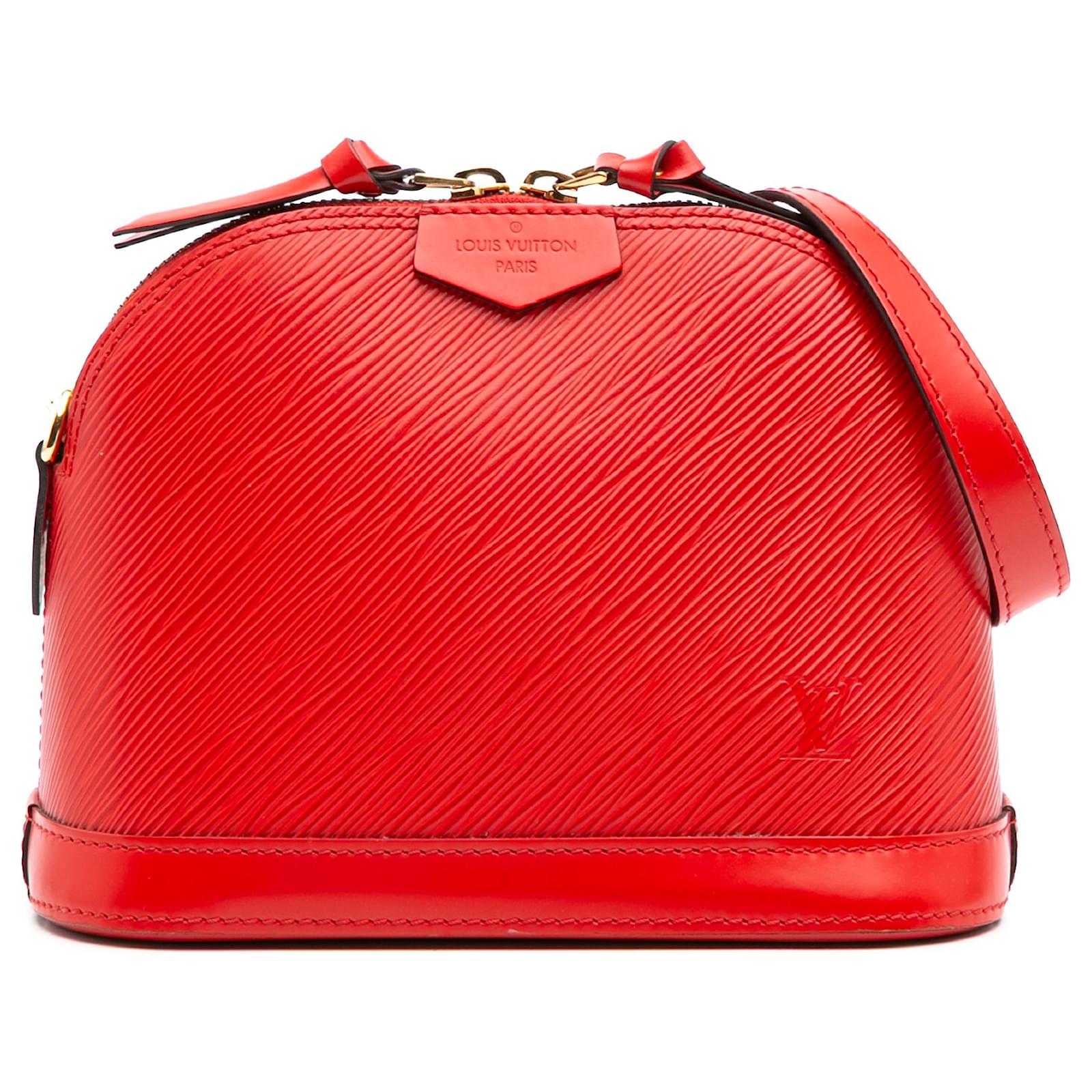 Louis Vuitton Red Epi Mini Alma Leather ref.2230686 - Joli Closet