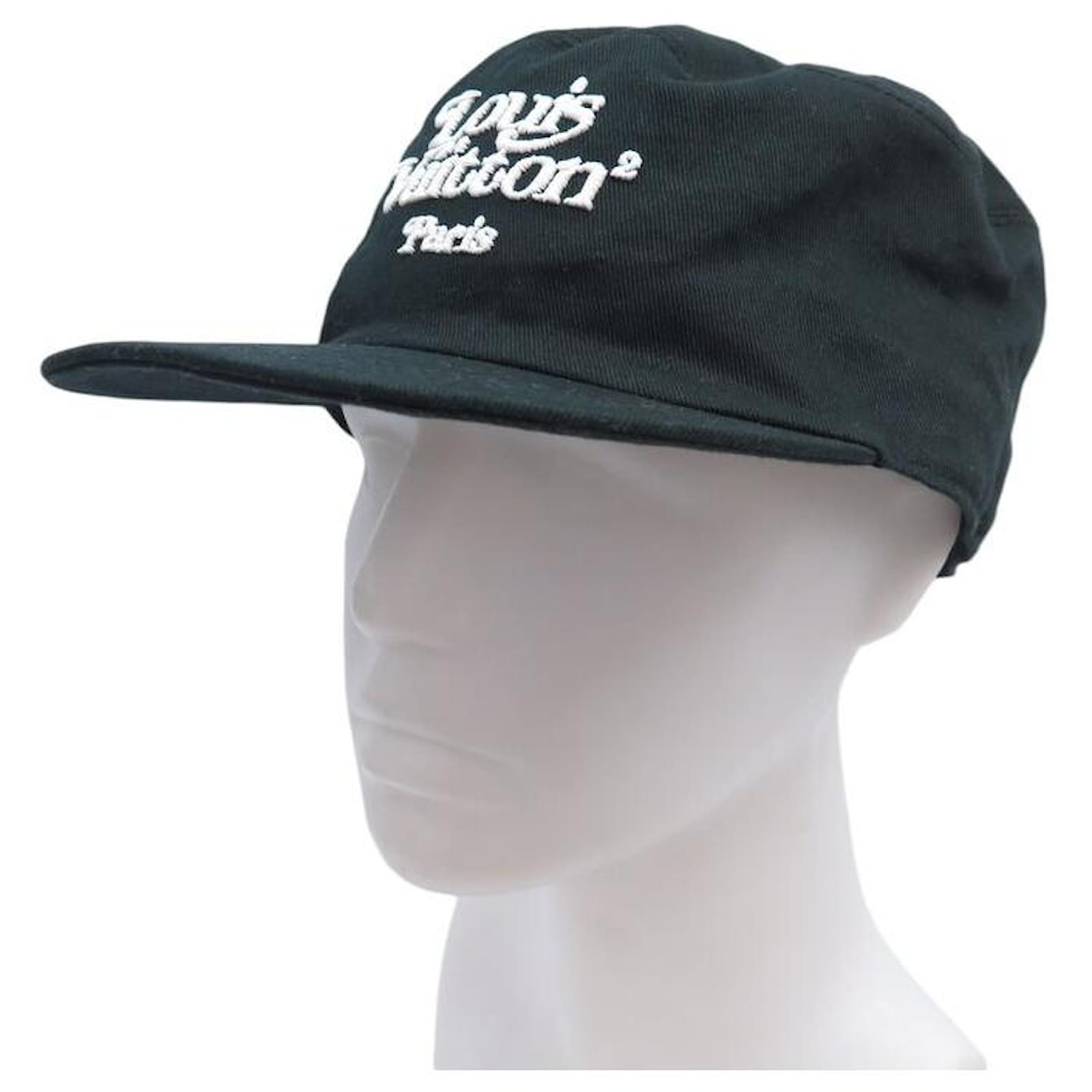 NEW LOUIS VUITTON X NIGO CAP MP2732 SQUARED L 60 VIRGIL ABLOH Black ...