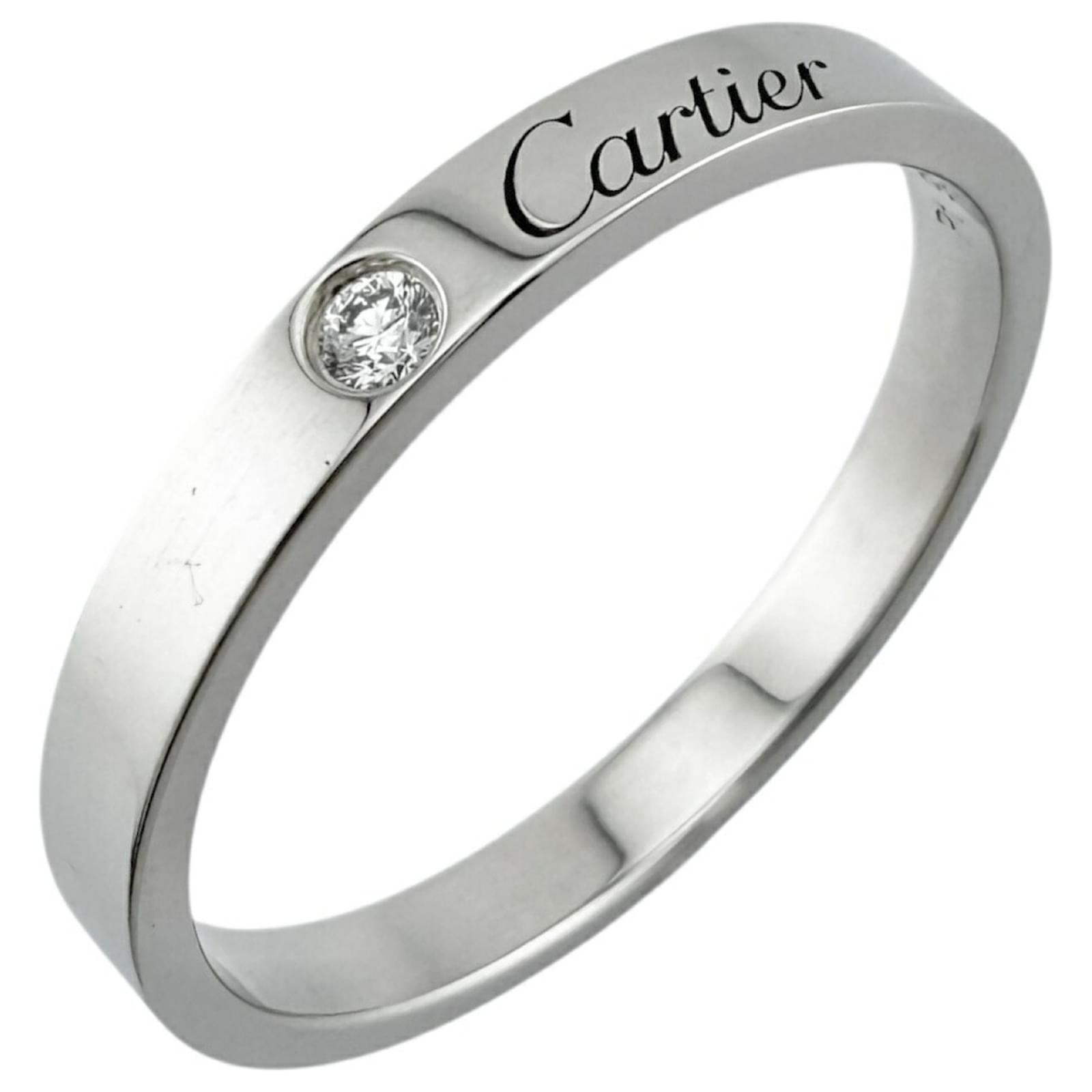 Cartier Engraved Silvery Platinum ref.2239298 - Joli Closet