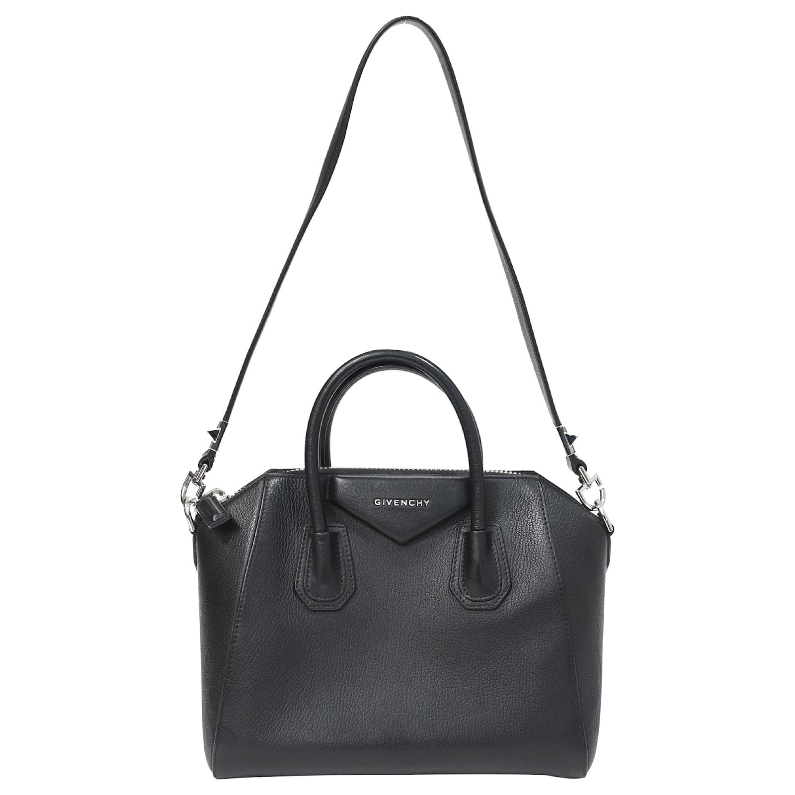 Givenchy Small Antigona Bag in Black Grained Leather ref.2239734 - Joli ...