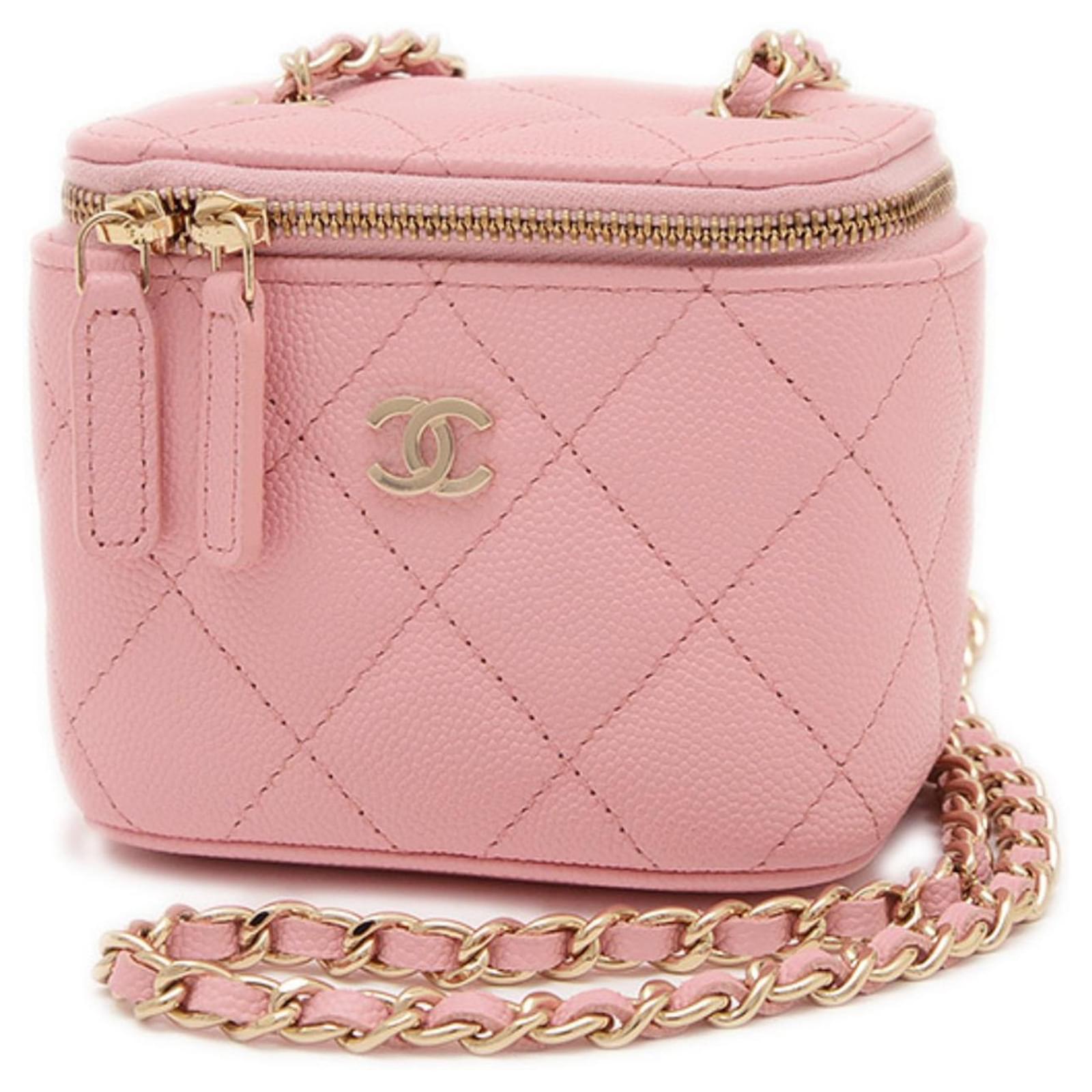 Chanel Vanity Pink Leather ref.JC2246921 (Sold) - Joli Closet