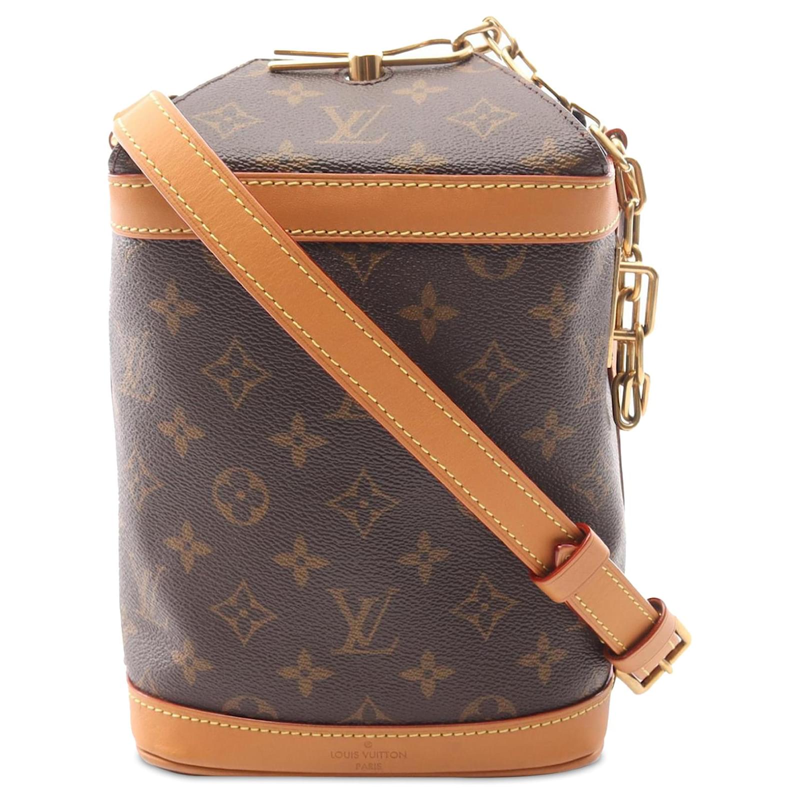 Louis Vuitton Brown Monogram Legacy Milk Box Leather Cloth ref.2253097 ...