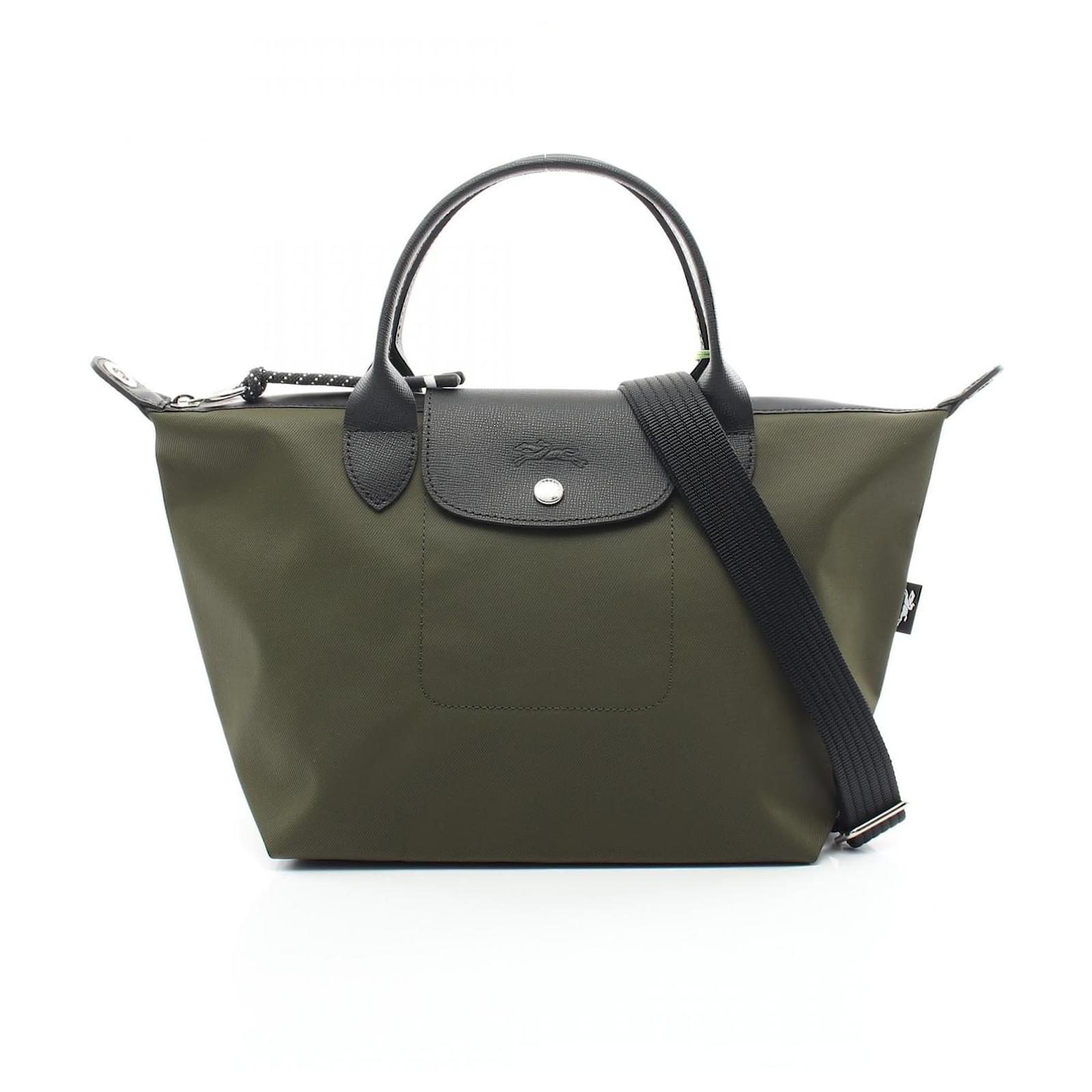 Longchamp Canvas Leather Le Pliage Energy Top Handle Bag L1512HSR892 ...