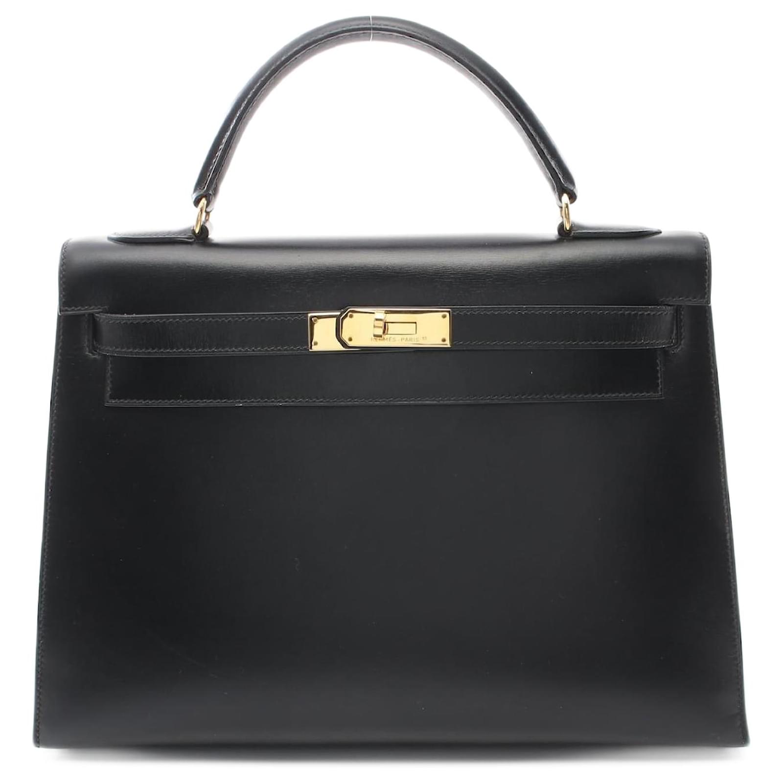 Hermès Sac Kelly 2way en Box Calf Hermes 32 Stamp V (1992) (Vendu ...