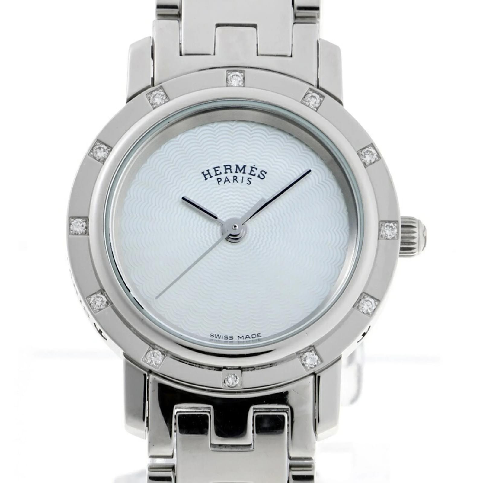 Hermès Hermes Clipper Nacle Quartz Wristwatch ref.2267403 - Joli Closet