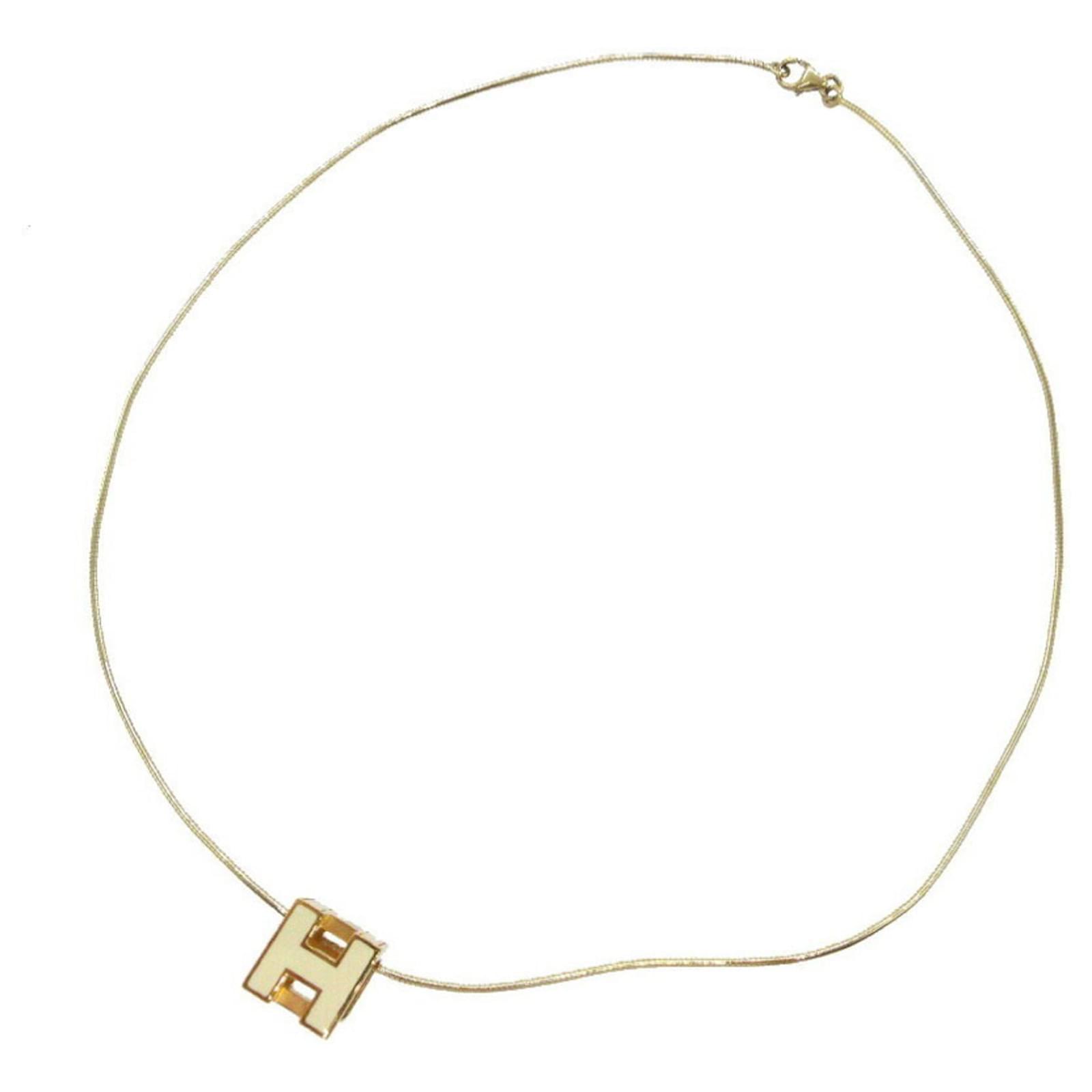 Hermès Hermes Cage d'Ache H Cube Necklace (Sold) - Joli Closet