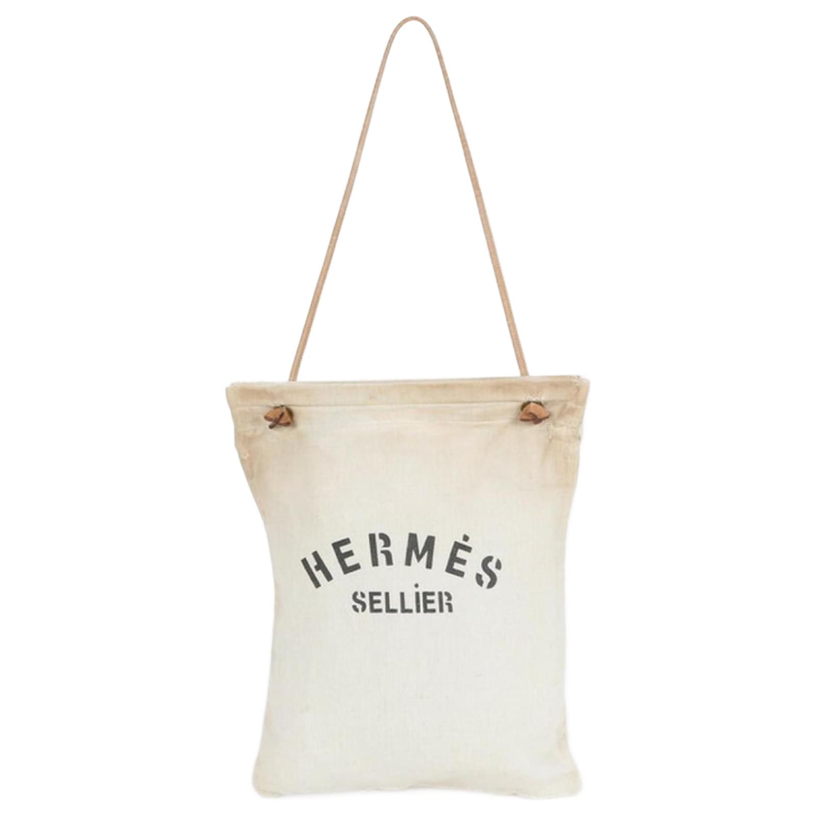Hermès Hermes Aline GM Toile Chevron Leather Shoulder Bag Beige Cloth ...