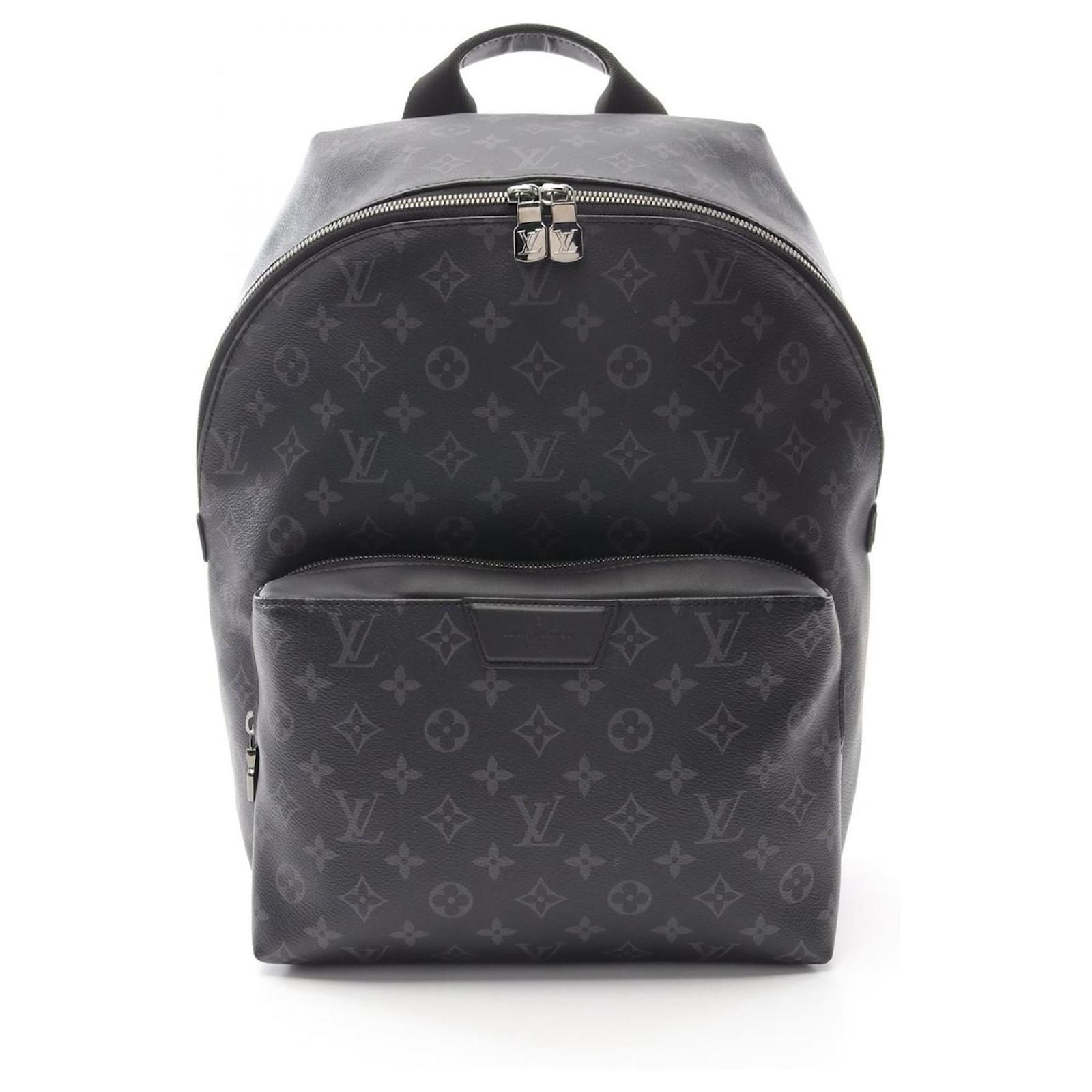 Louis Vuitton Apollo Backpack Black Leather Cloth ref.2277346 - Joli Closet