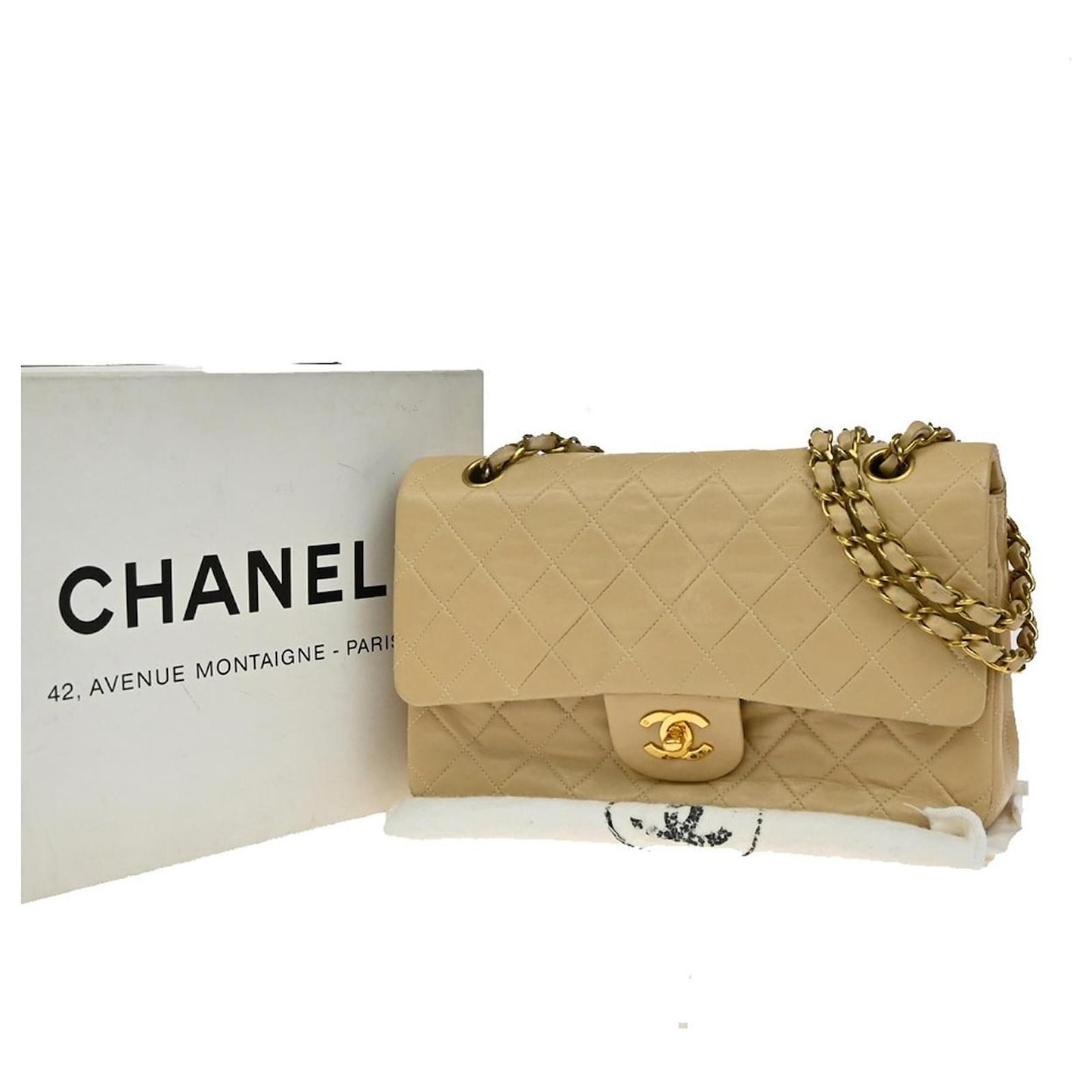Chanel Timeless Beige Leather ref.JC2277867 (Sold) - Joli Closet