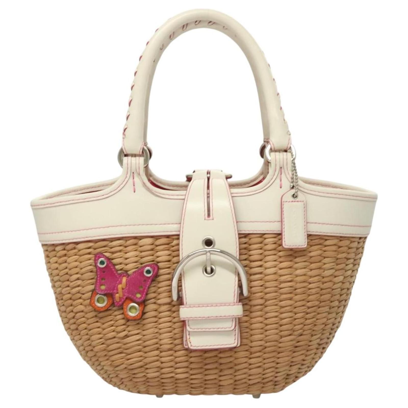 Coach Beige Wicker ref.2278947 - Joli Closet